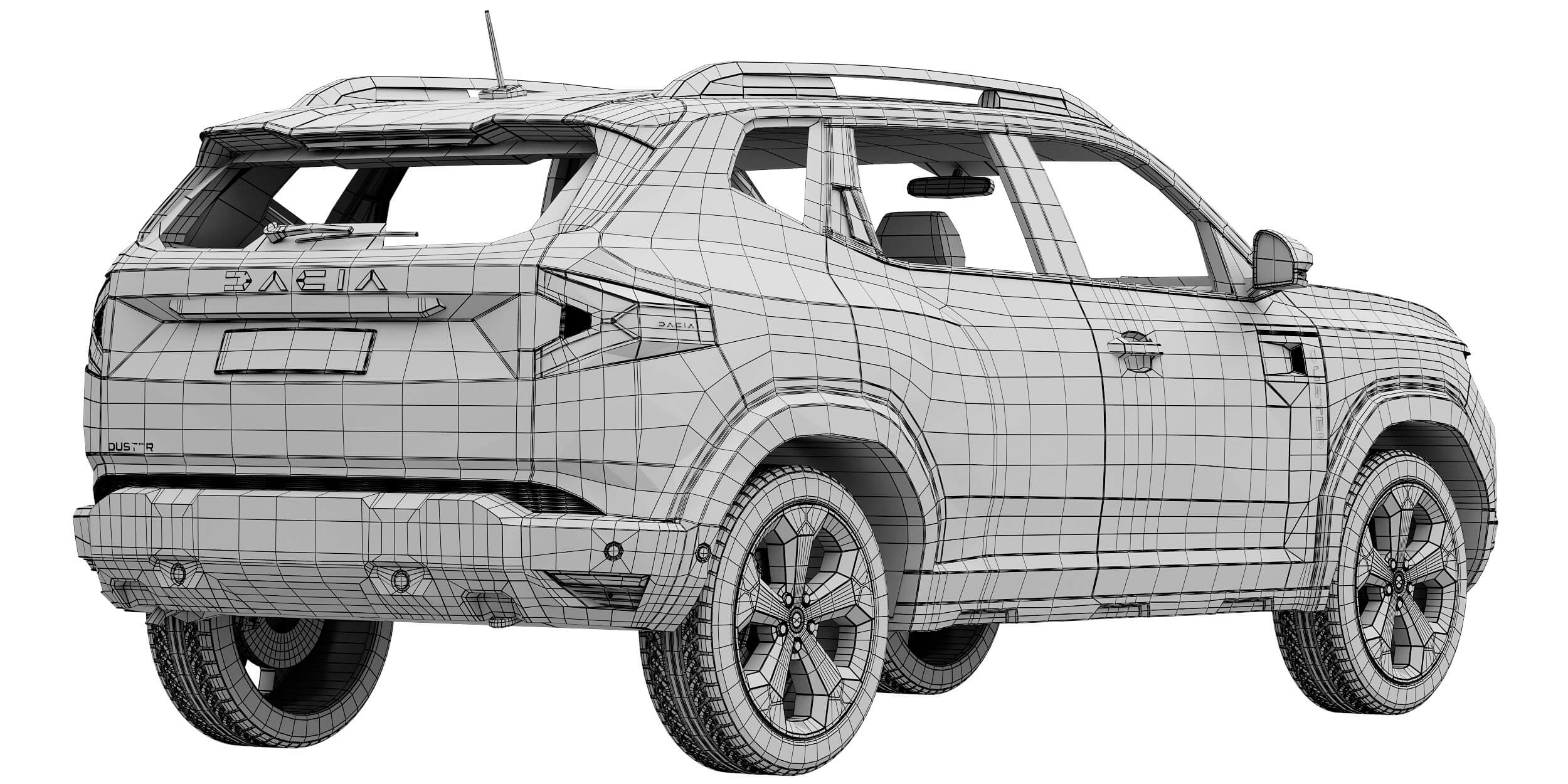 Dacia Duster - 3D Model by zifir3d