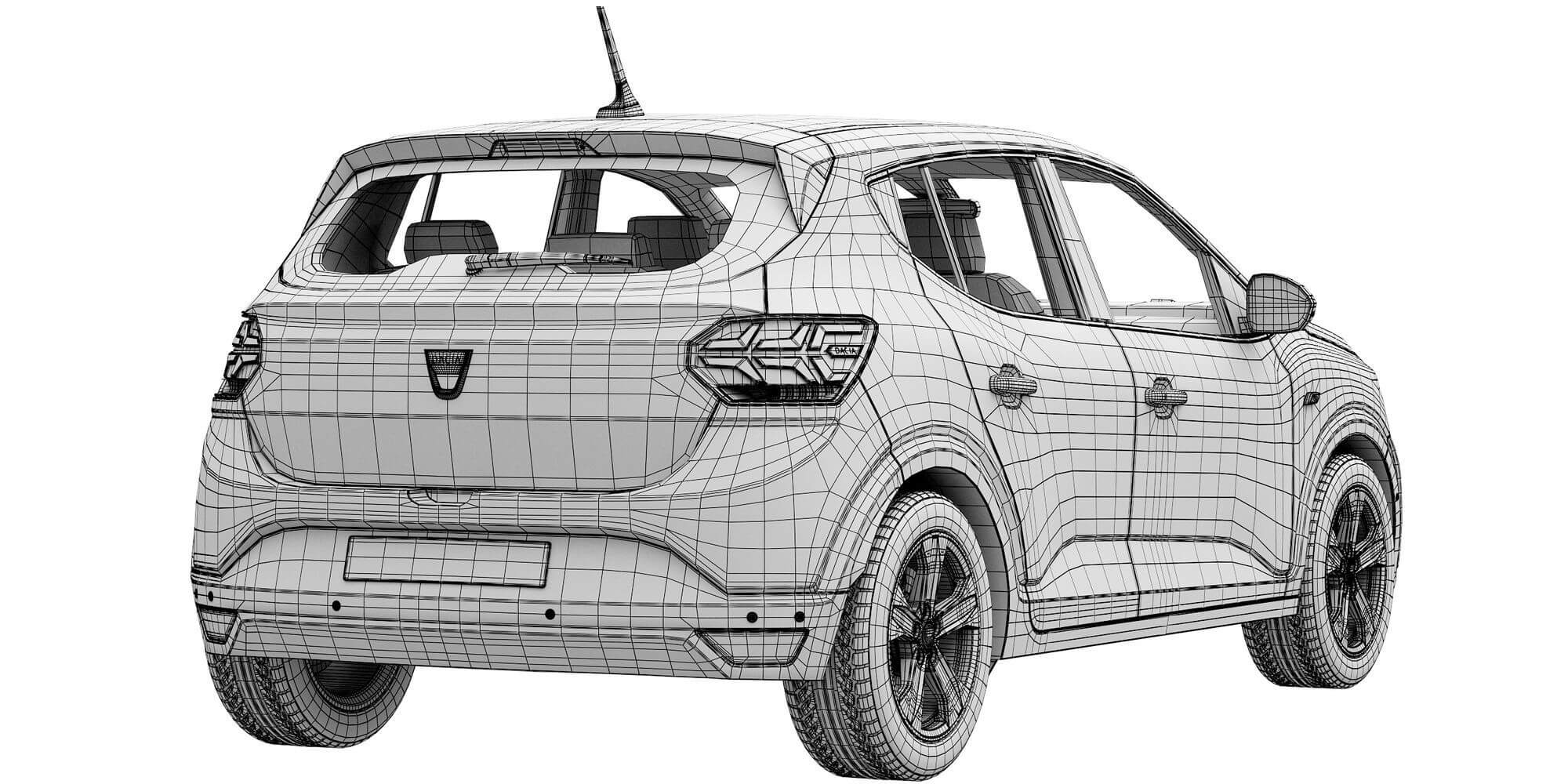 Dacia Sandero - 3D Model by zifir3d