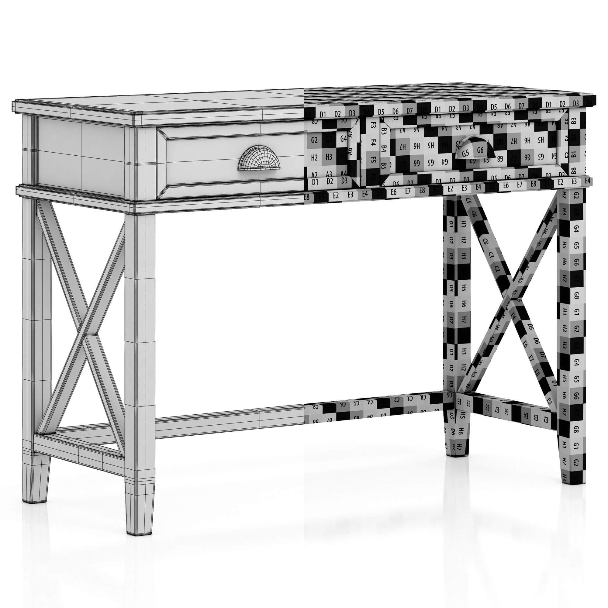 Dantone Home Cambridge Desk 1 - 3D Model by zifir3d