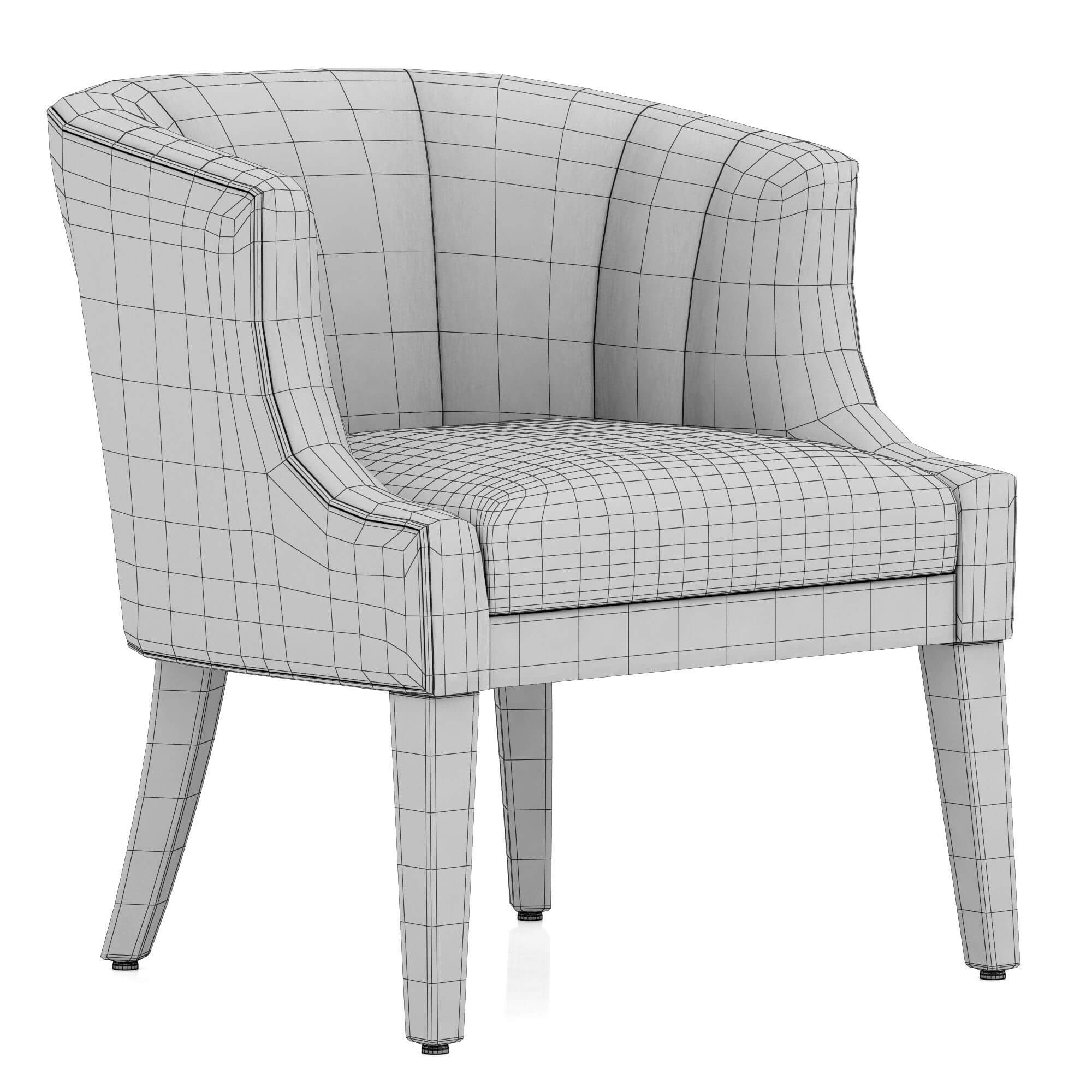 Dantone Home Jersey Chair - 3D Model by zifir3d