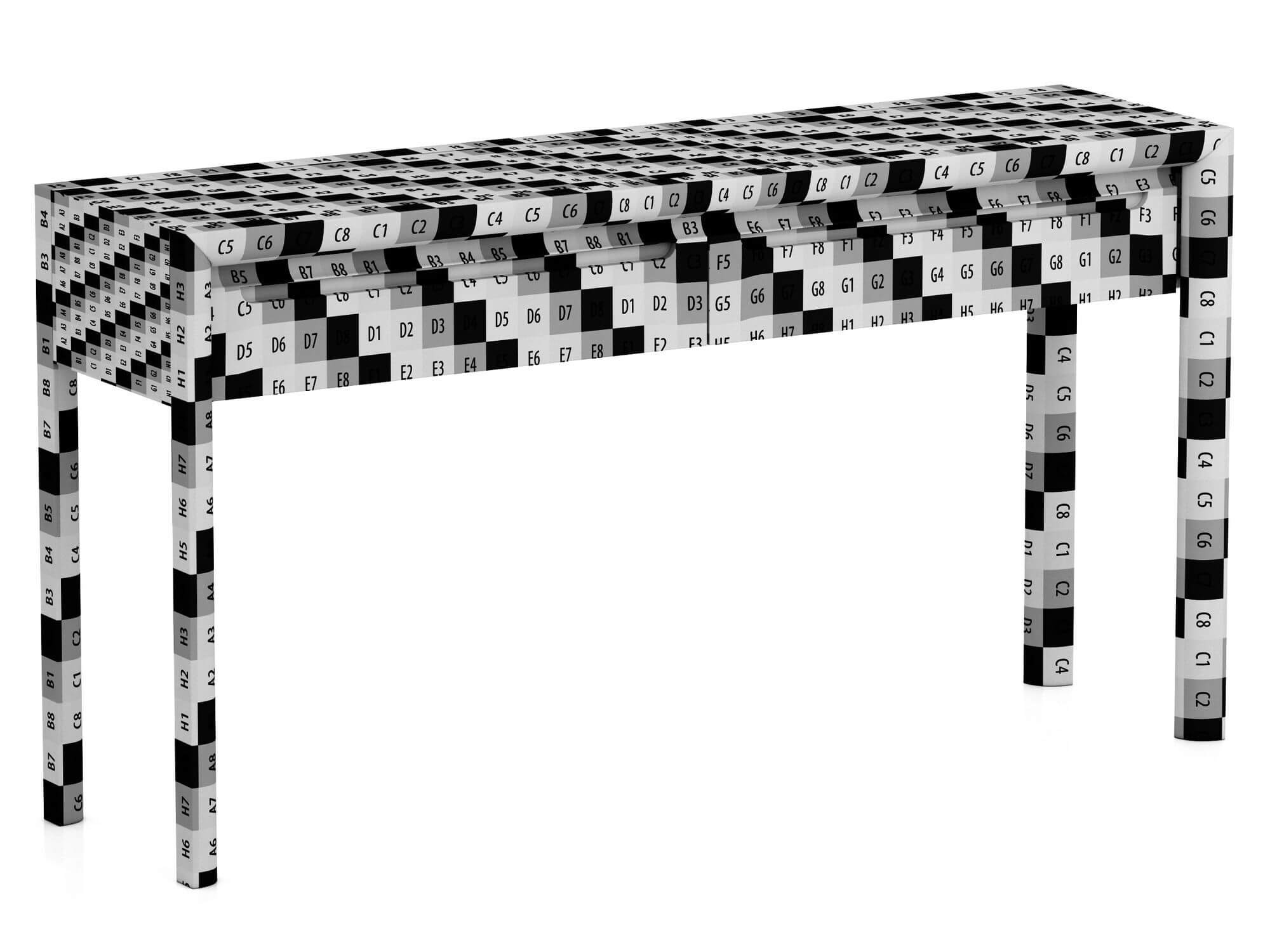 Dantone Home Square Console - 3D Model by zifir3d