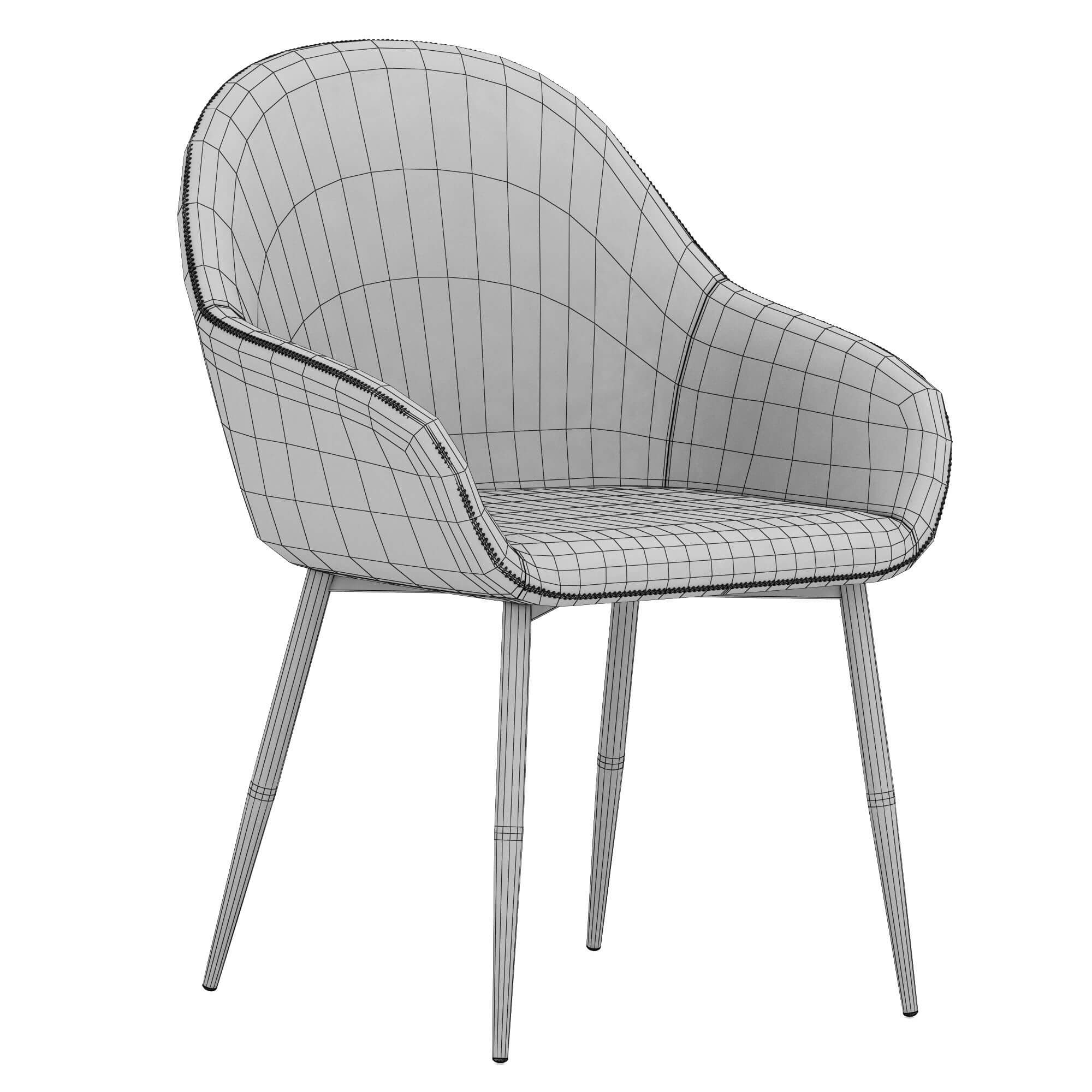 Deephouse Ervin Chair - 3D Model by zifir3d