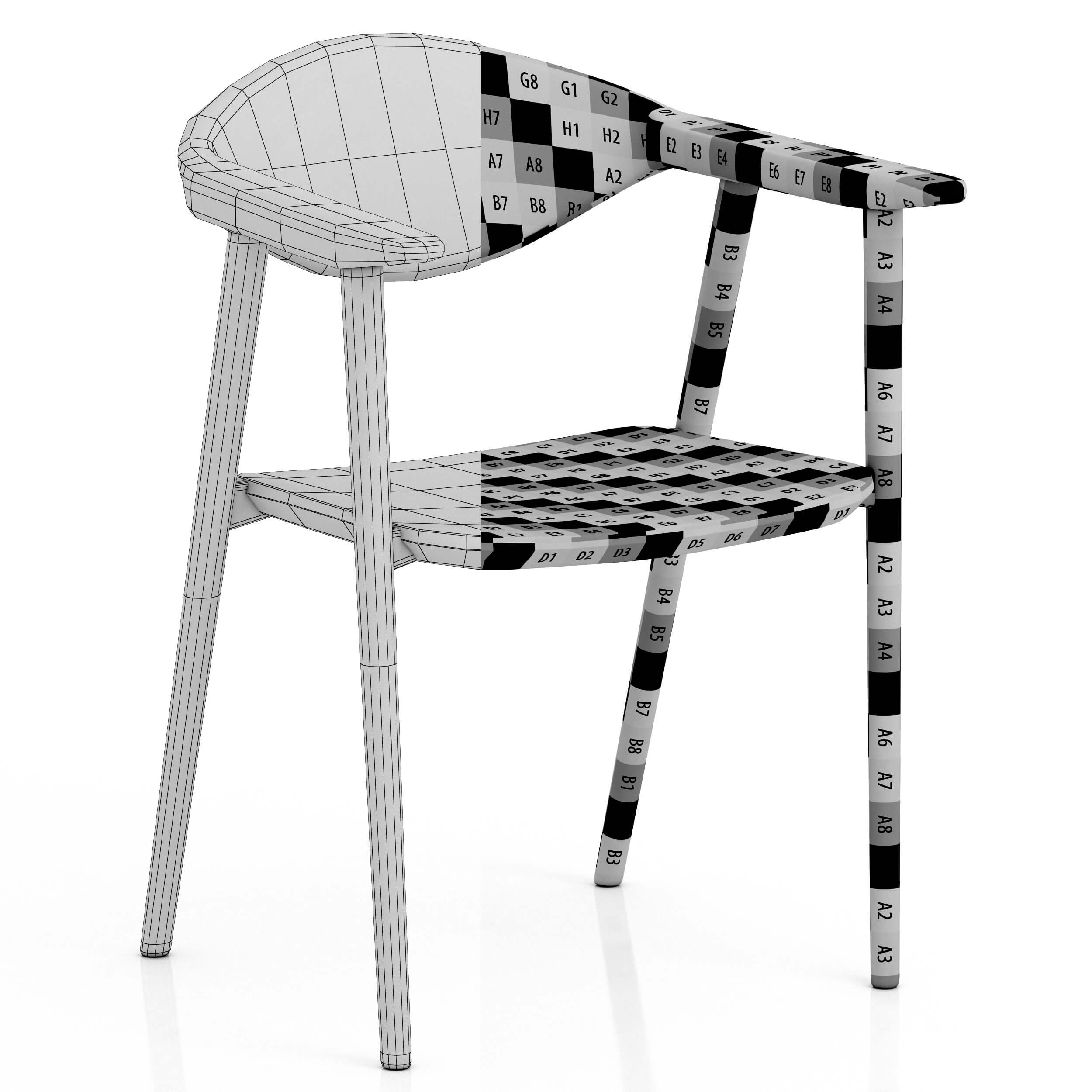 Deephouse Monaco Chair - 3D Model by zifir3d
