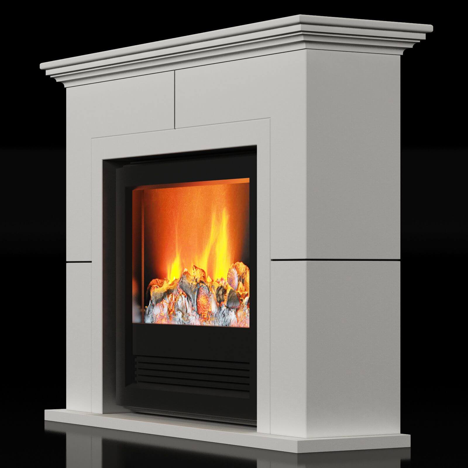 Dimplex Opti-Myst Fireplace 3D Model by zifir3d