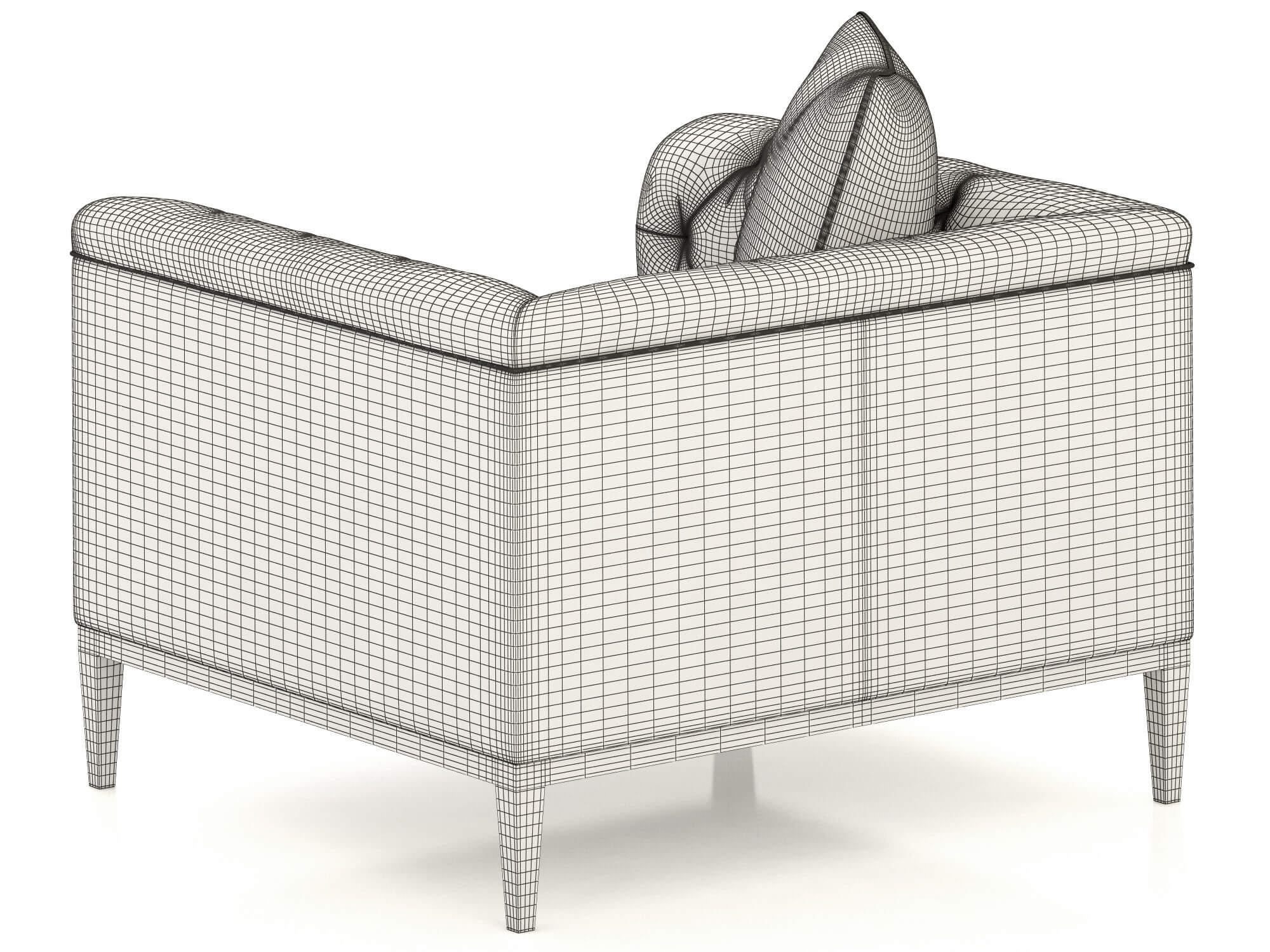 Eichholtz Cesare Chair - 3D Model by zifir3d