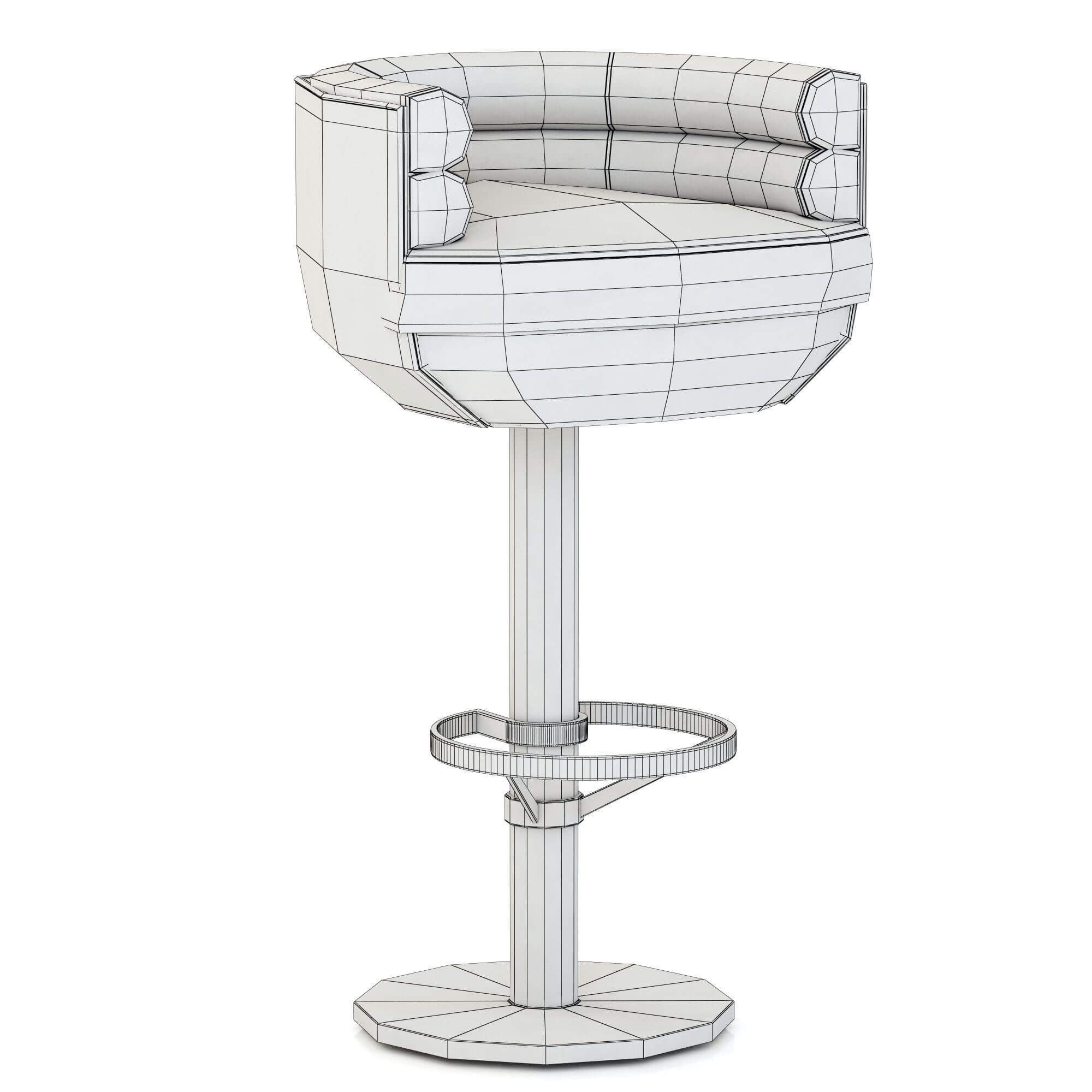 Essential Home Loren Bar Chair - 3D Model by zifir3d