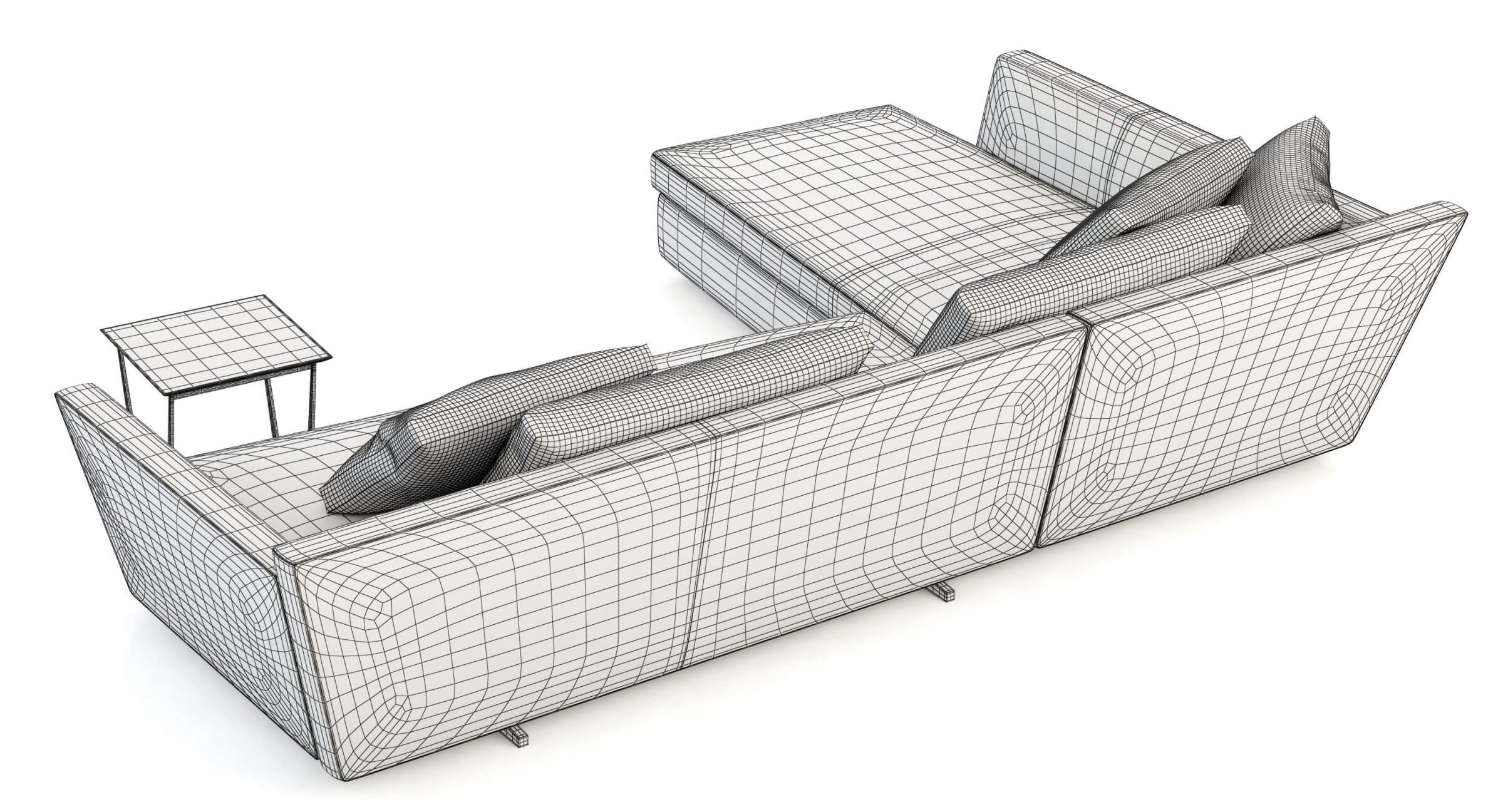 Flexform Adagio Sofa - 3D Model by zifir3d