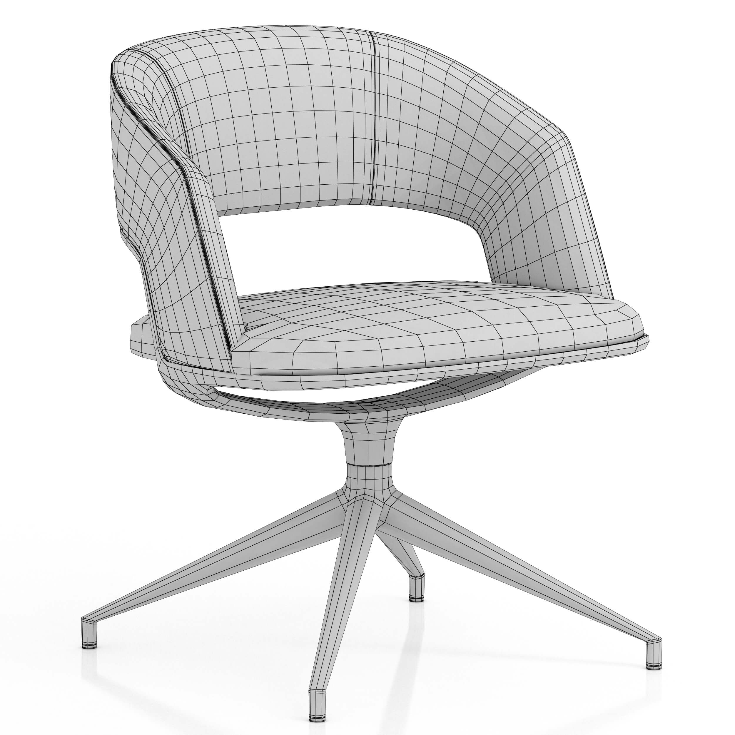 Flexform Alma 2 Chair - 3D Model by zifir3d