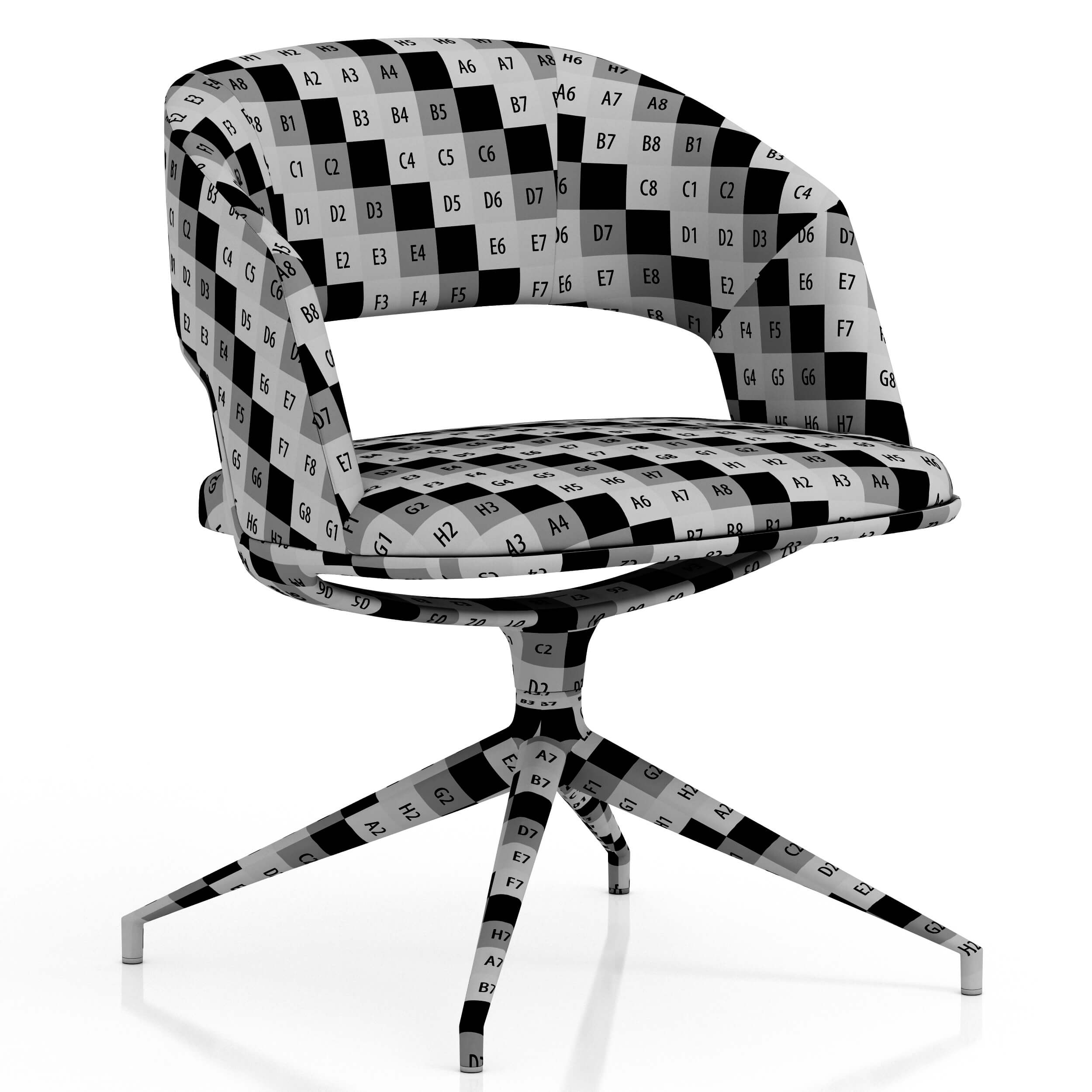 Flexform Alma 2 Chair - 3D Model by zifir3d
