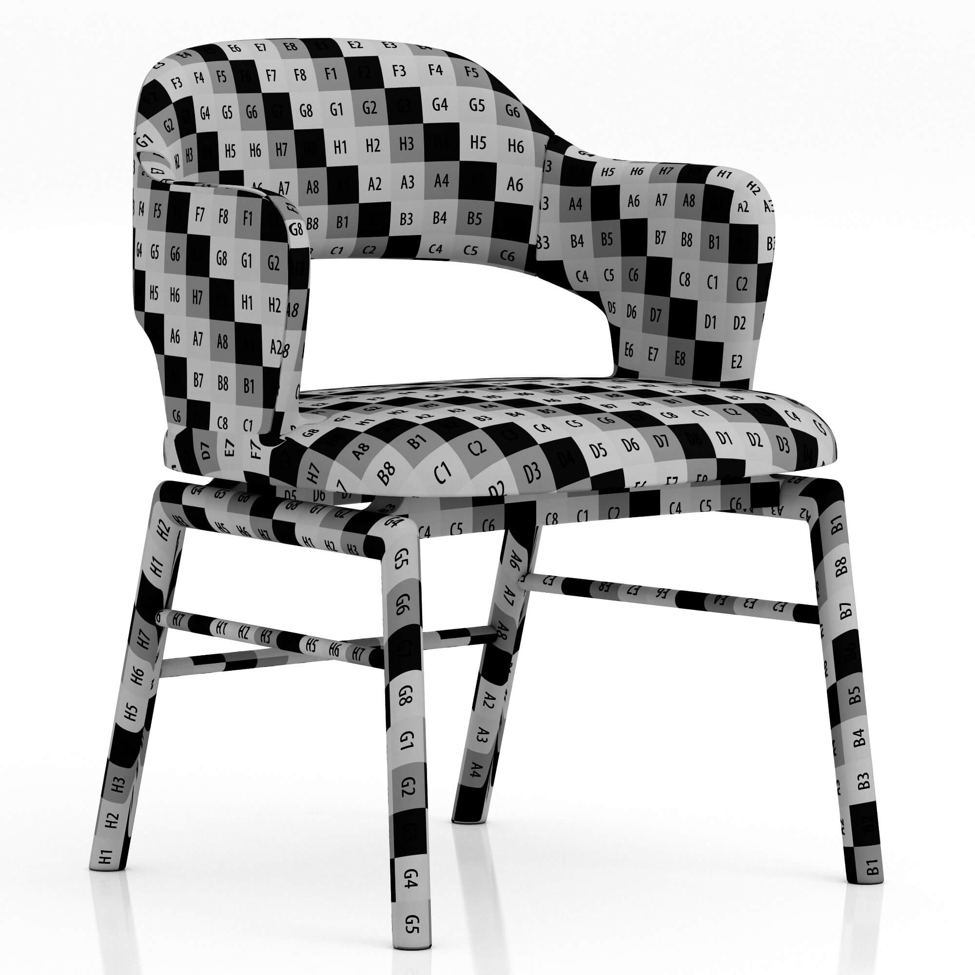 Flexform Alma Chair - 3D Model by zifir3d