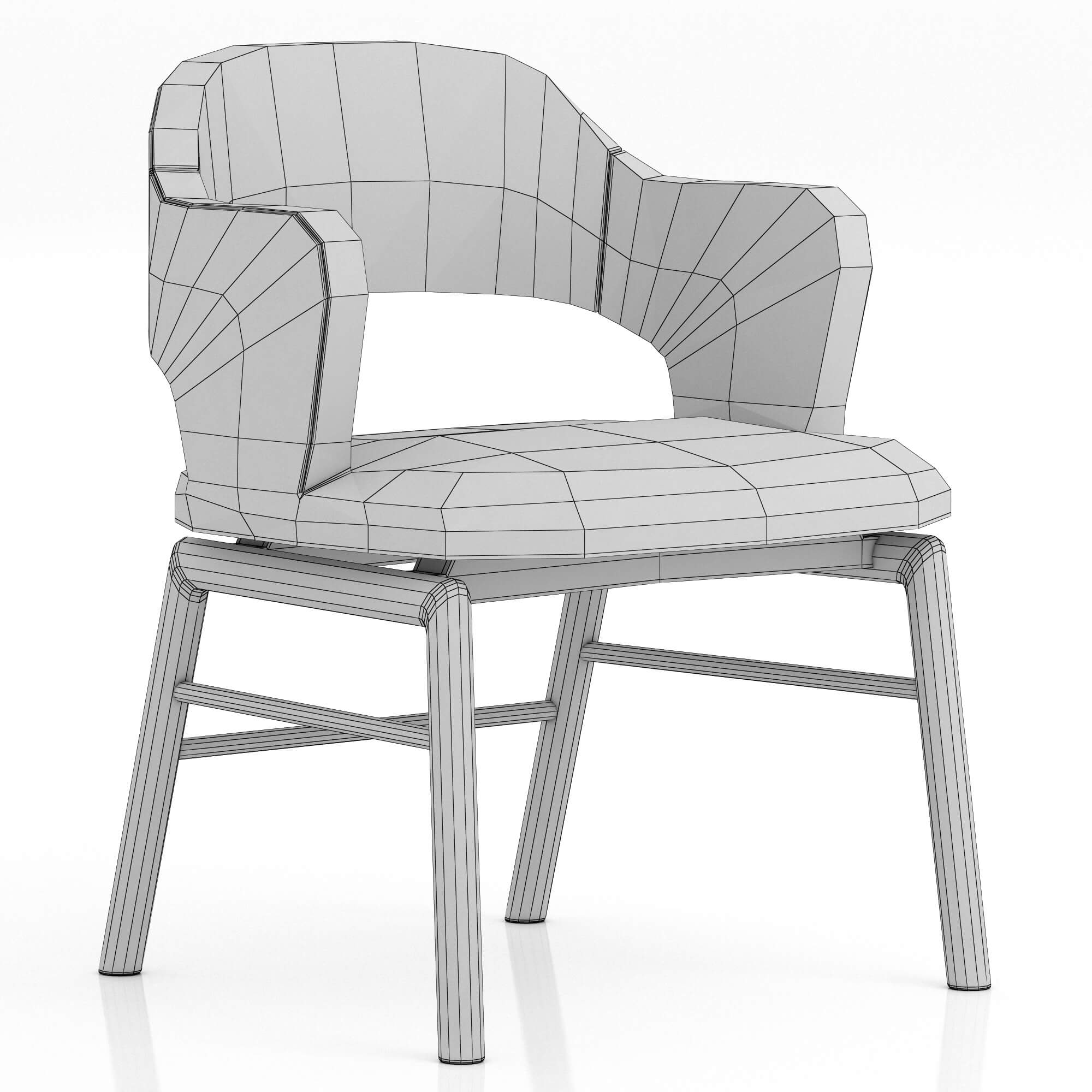 Flexform Alma Chair - 3D Model by zifir3d