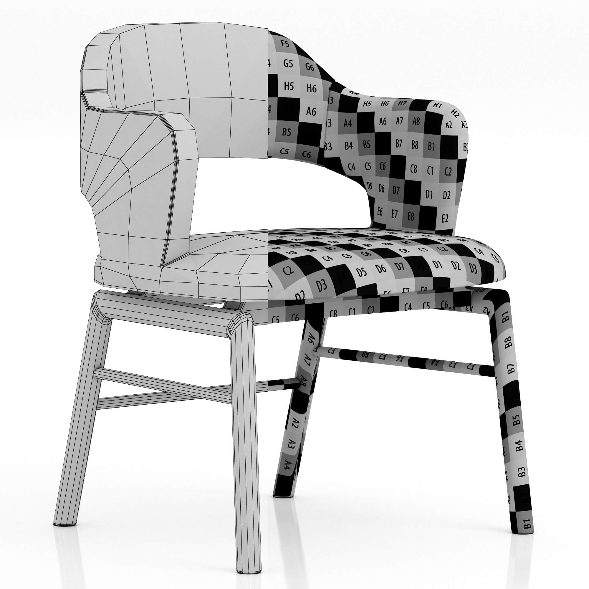 Flexform Alma Chair - 3D Model by zifir3d