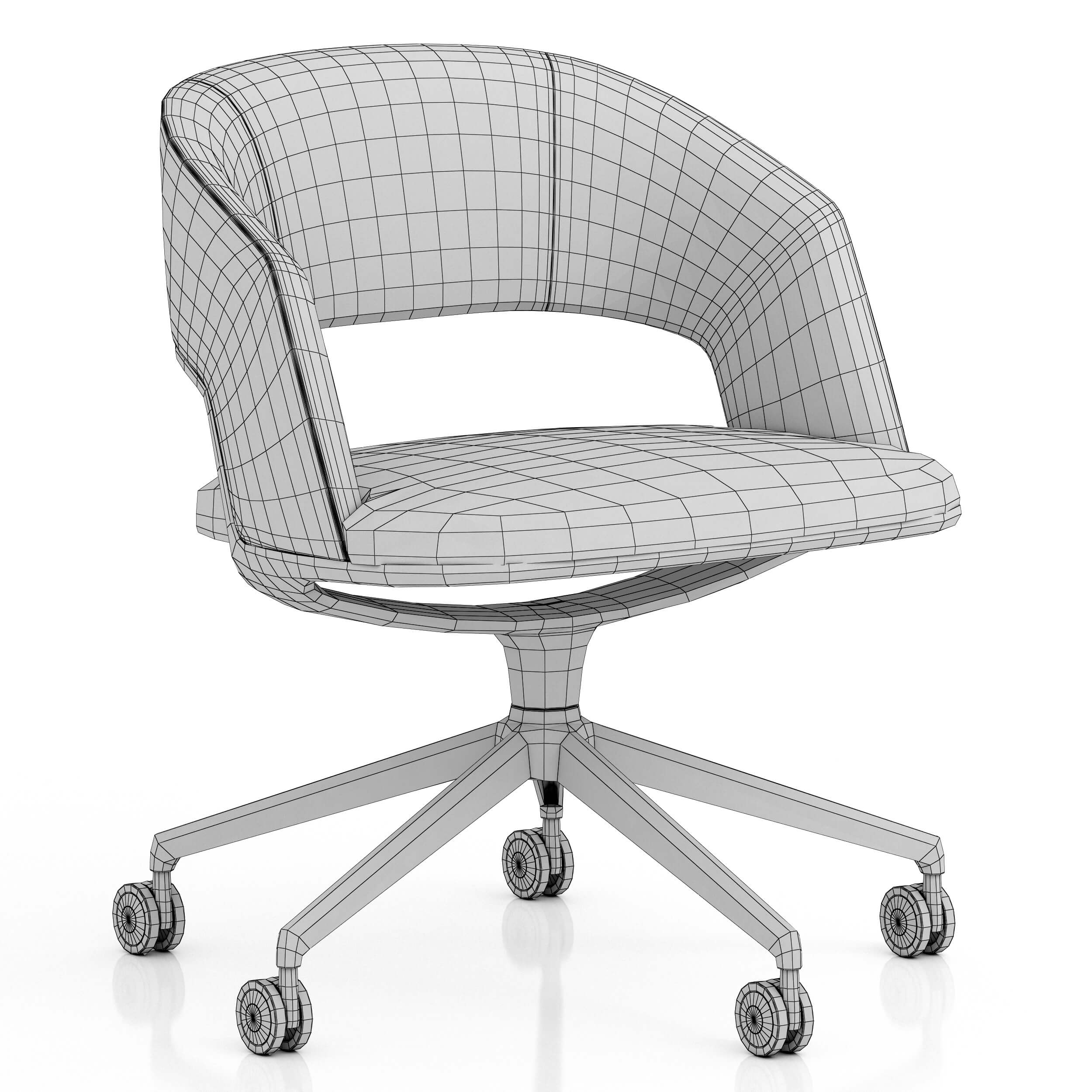 Flexform Alma Chair - 3D Model by zifir3d