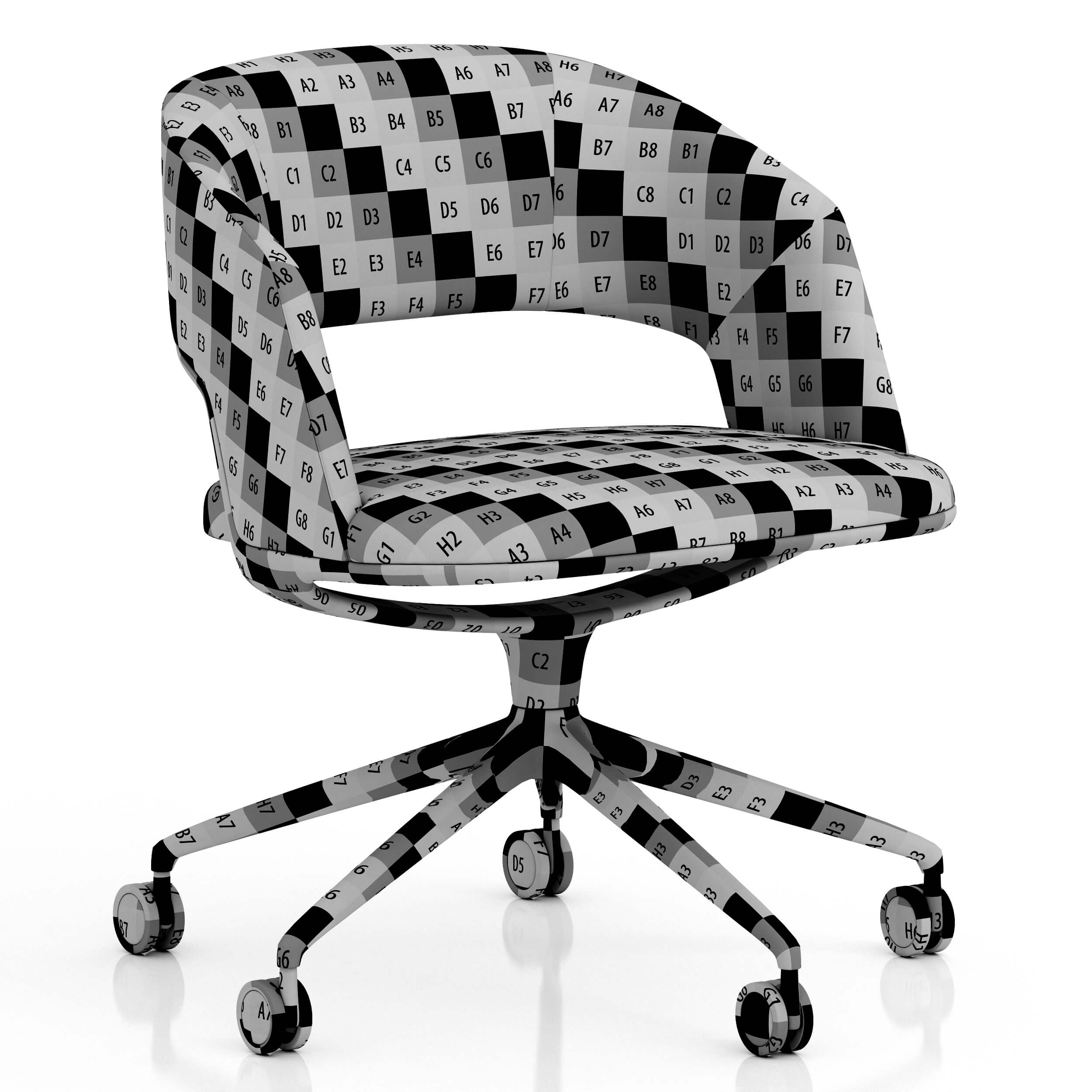 Flexform Alma Chair - 3D Model by zifir3d
