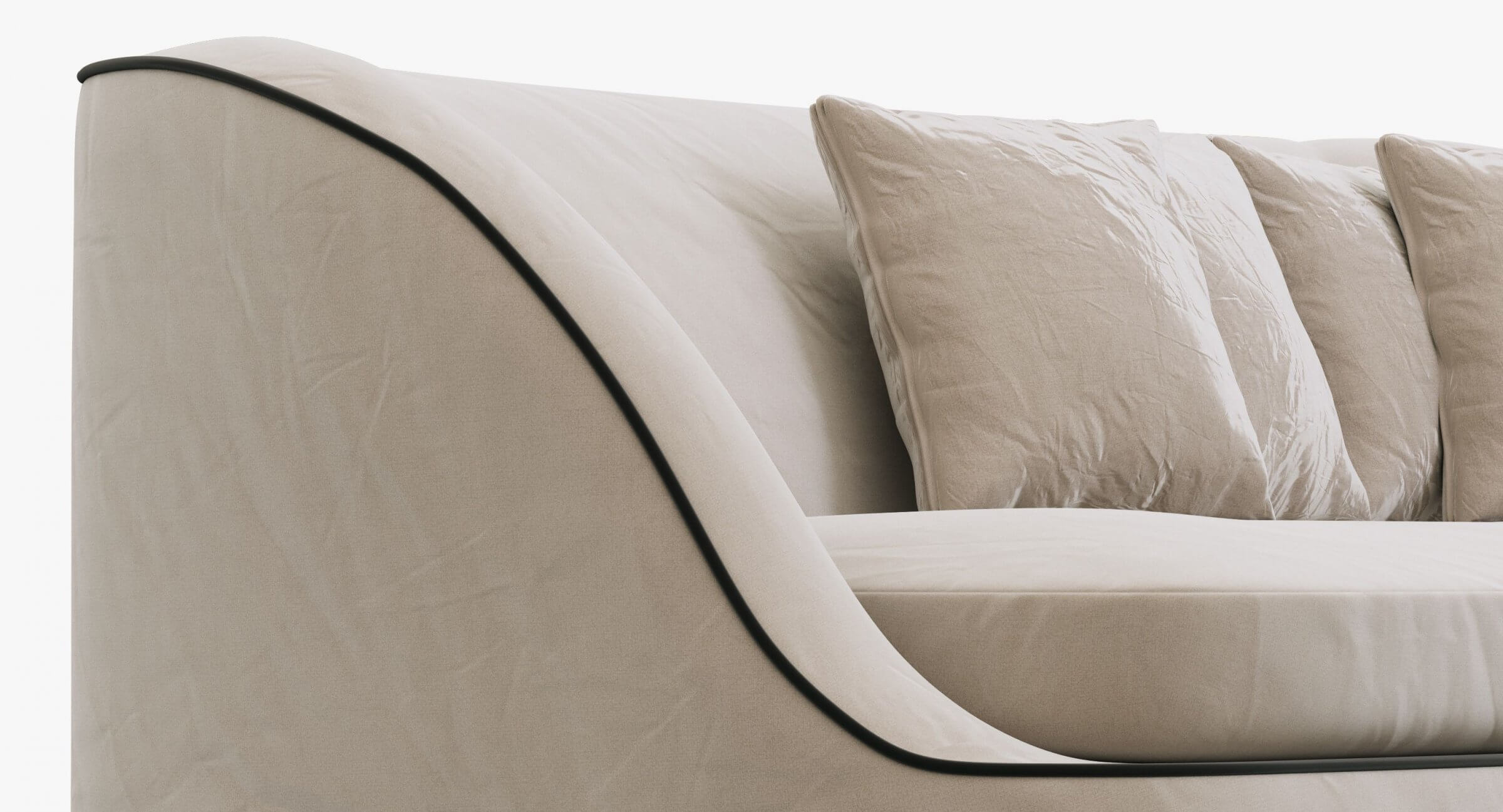 Flexform Dragonfly Sofa - 3D Model by zifir3d