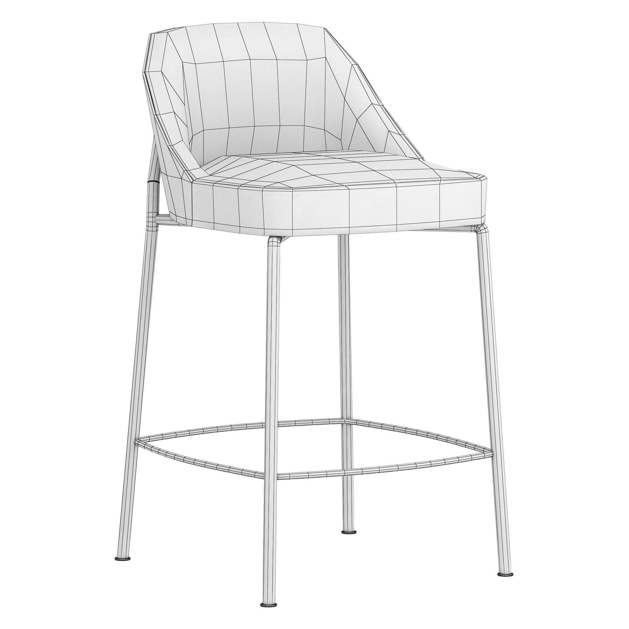 Flexform Marley Stool - 3D Model by zifir3d