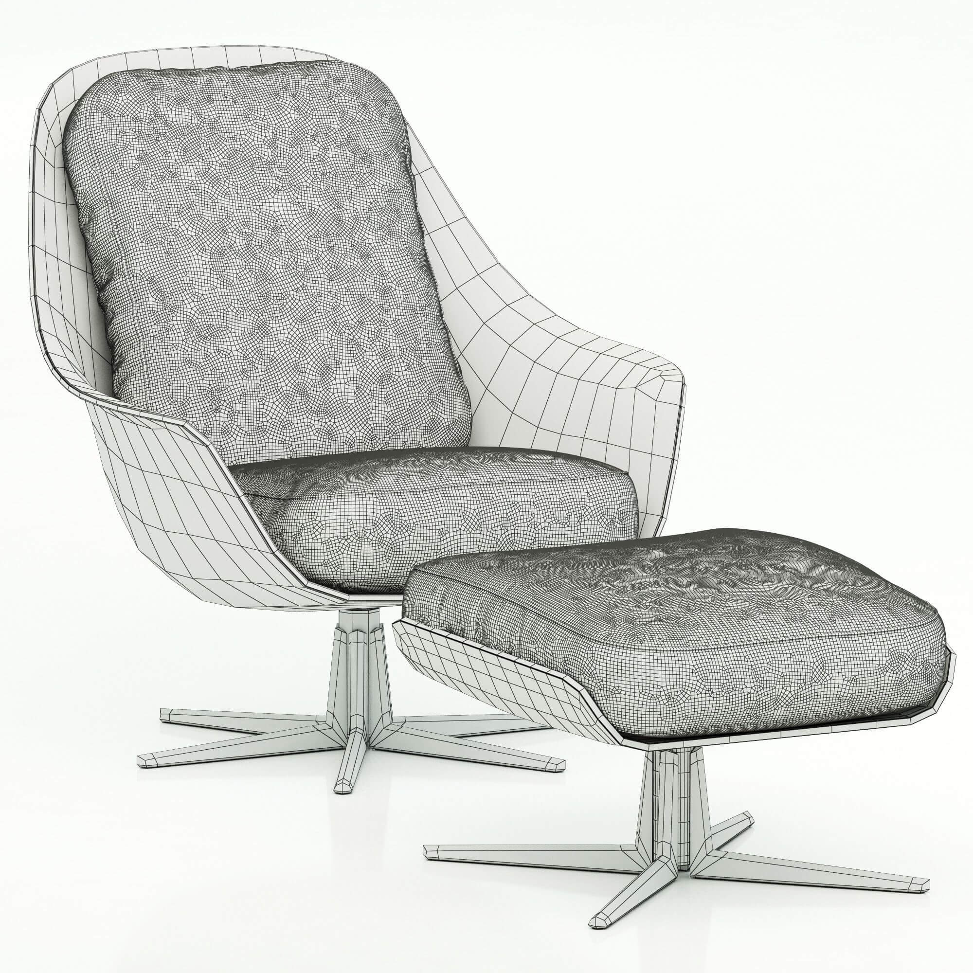 Flexform Sveva Chair - 3D Model by zifir3d