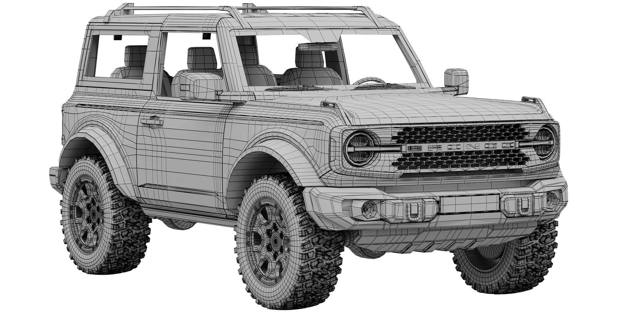 Ford Bronco 2 Door - 3D Model by zifir3d