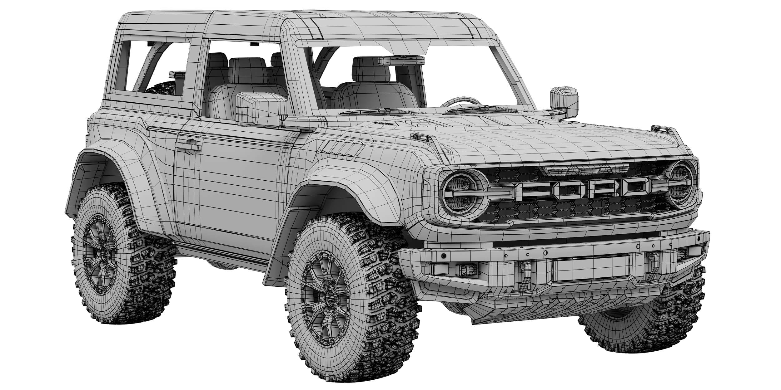 Ford Bronco Raptor 2-Door 3D Model by zifir3d