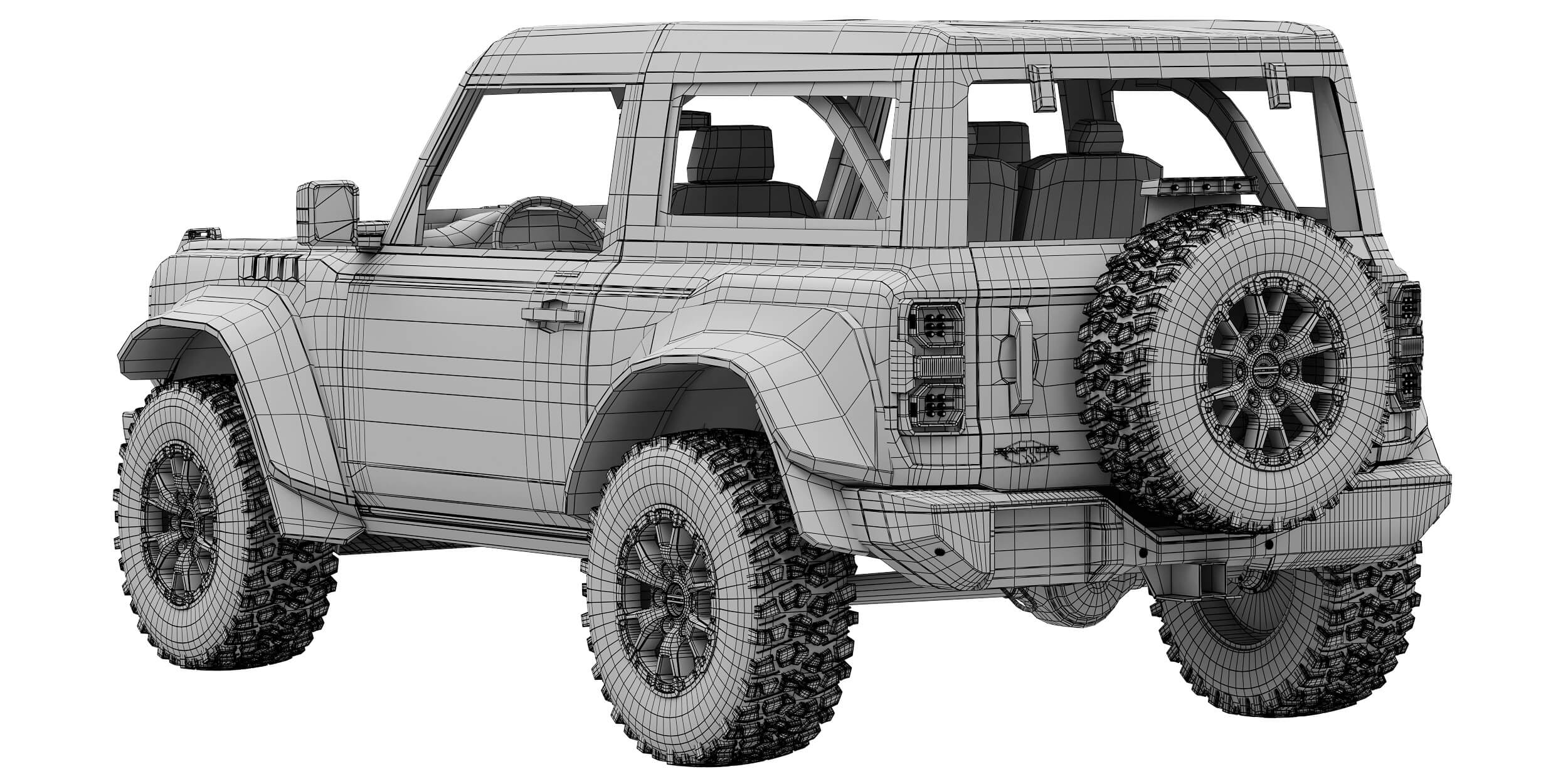 Ford Bronco Raptor 2 Door - 3D Model by zifir3d