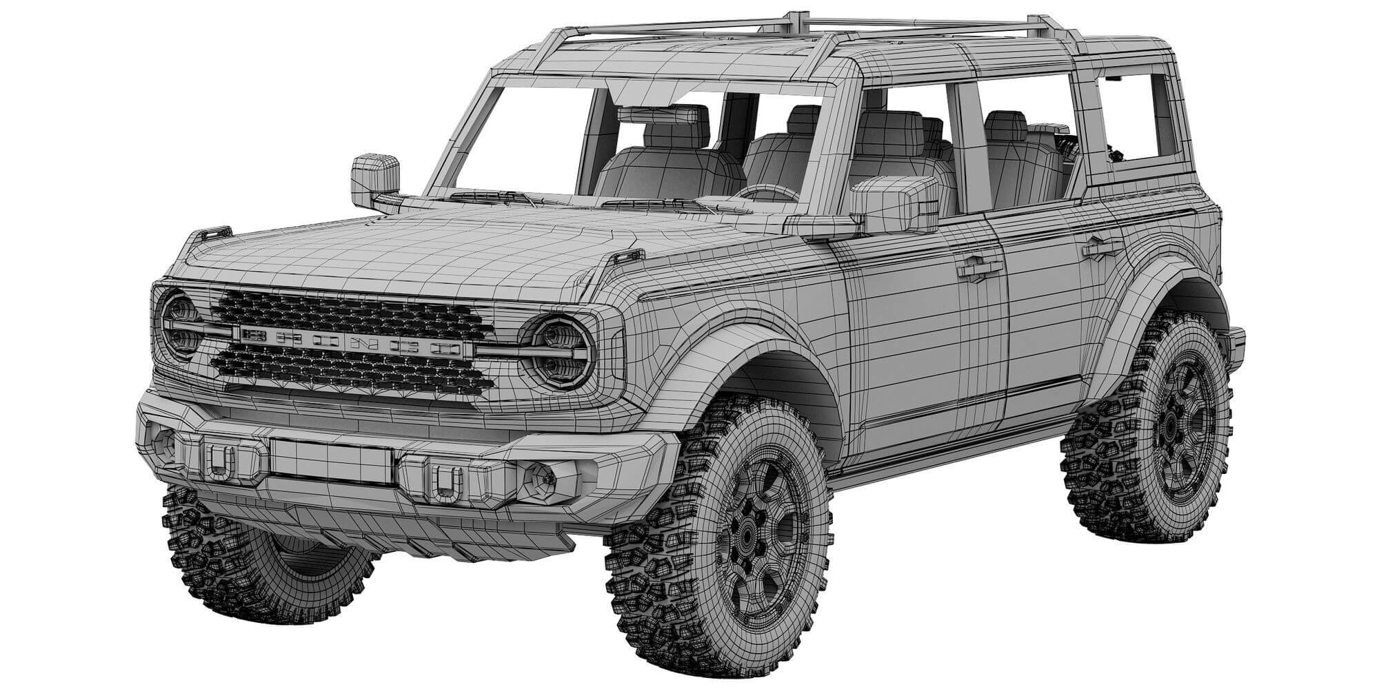 Ford Bronco - 3D Model by zifir3d