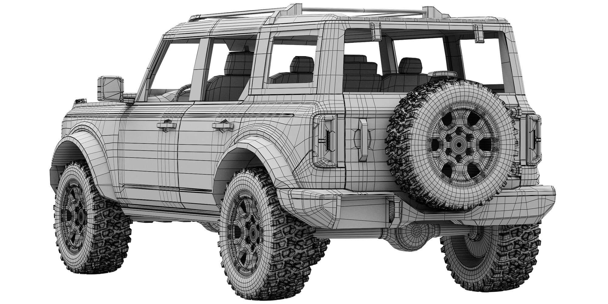 Ford Bronco - 3D Model by zifir3d