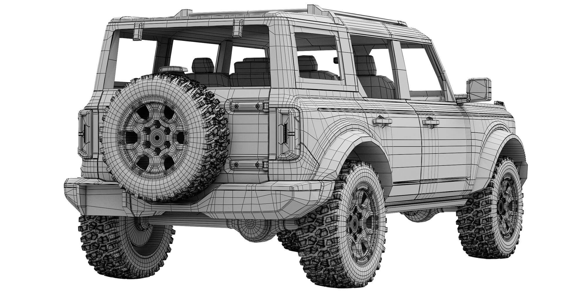 Ford Bronco - 3D Model by zifir3d