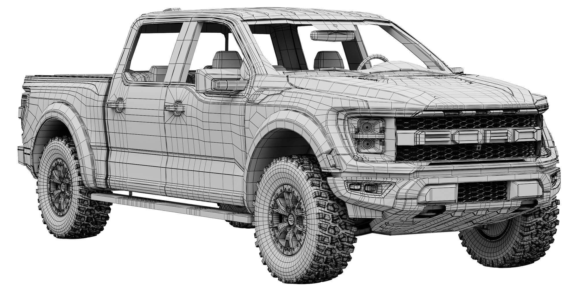 Ford F150 Raptor 2021 - 3D Model by zifir3d