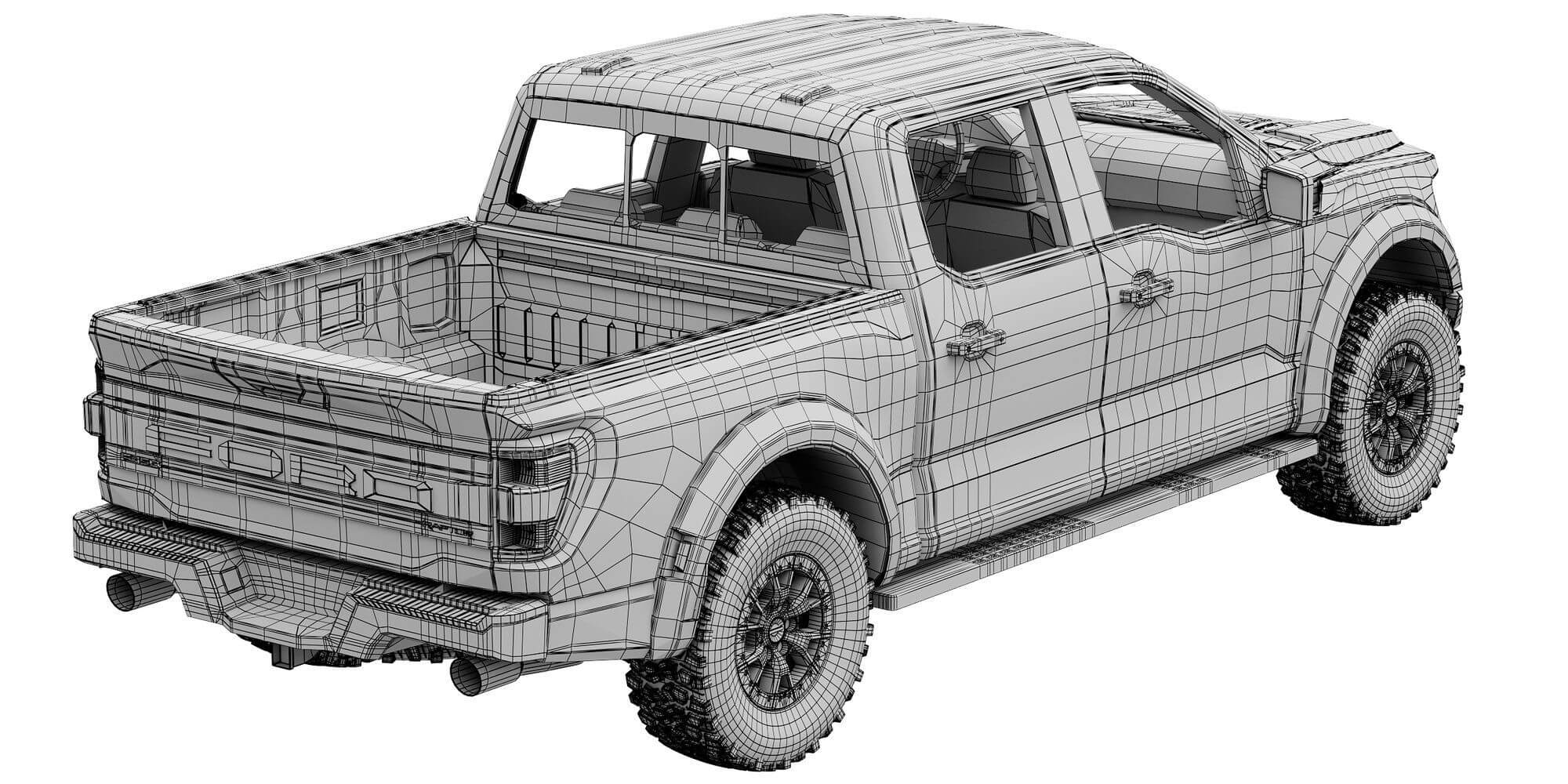 Ford F150 Raptor 2021 - 3D Model by zifir3d