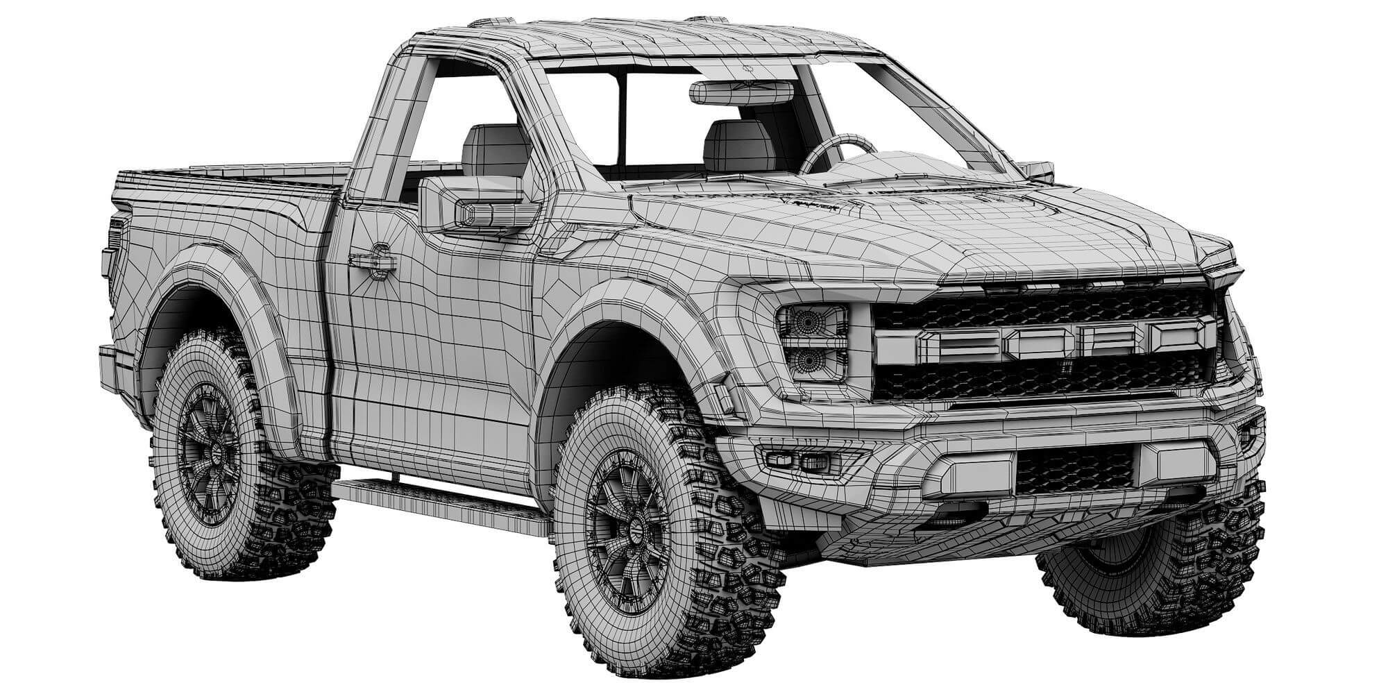 Ford Raptor Truck Drawings