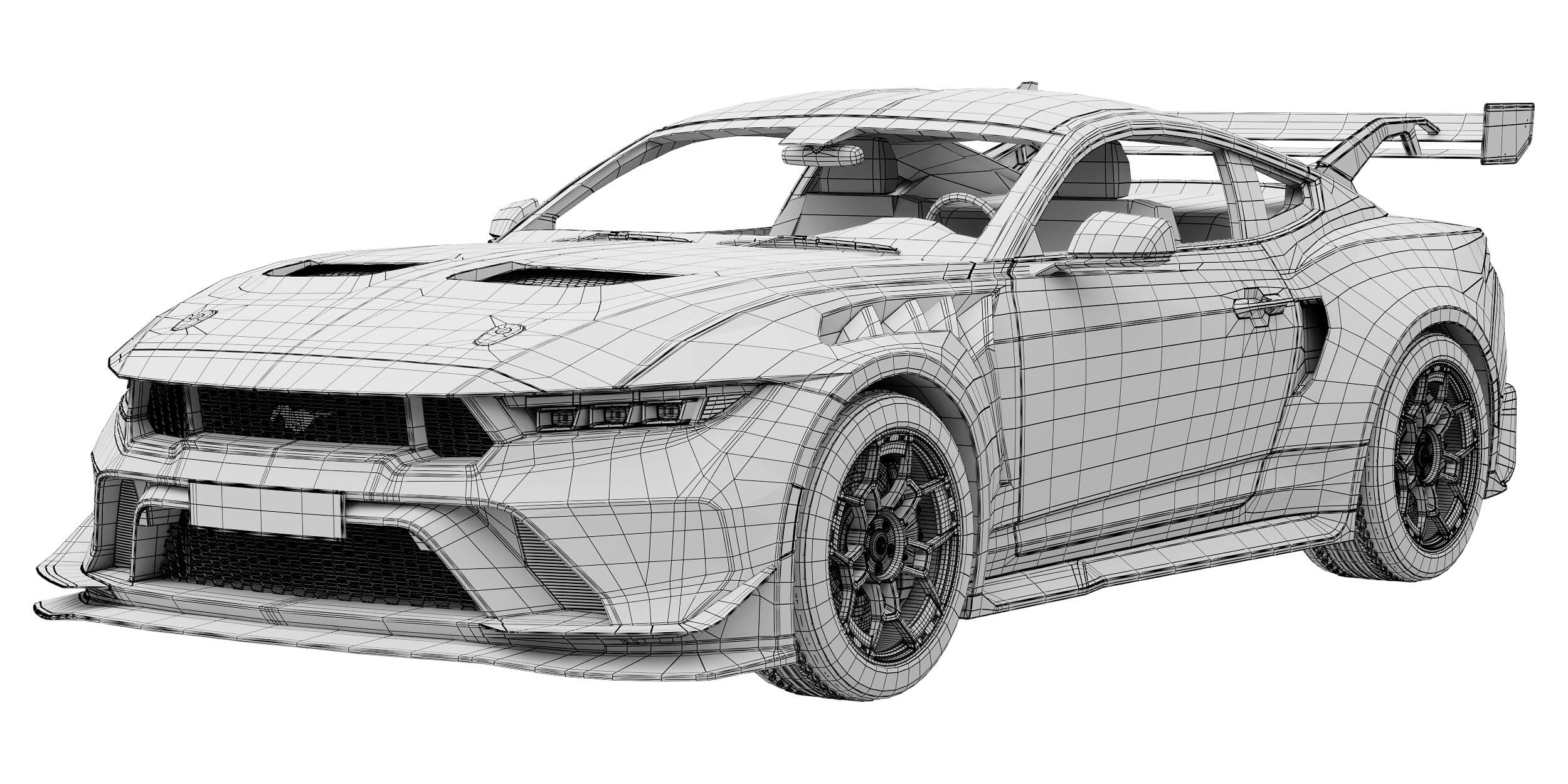 Ford Mustang GTD 2025 - 3D Model by zifir3d