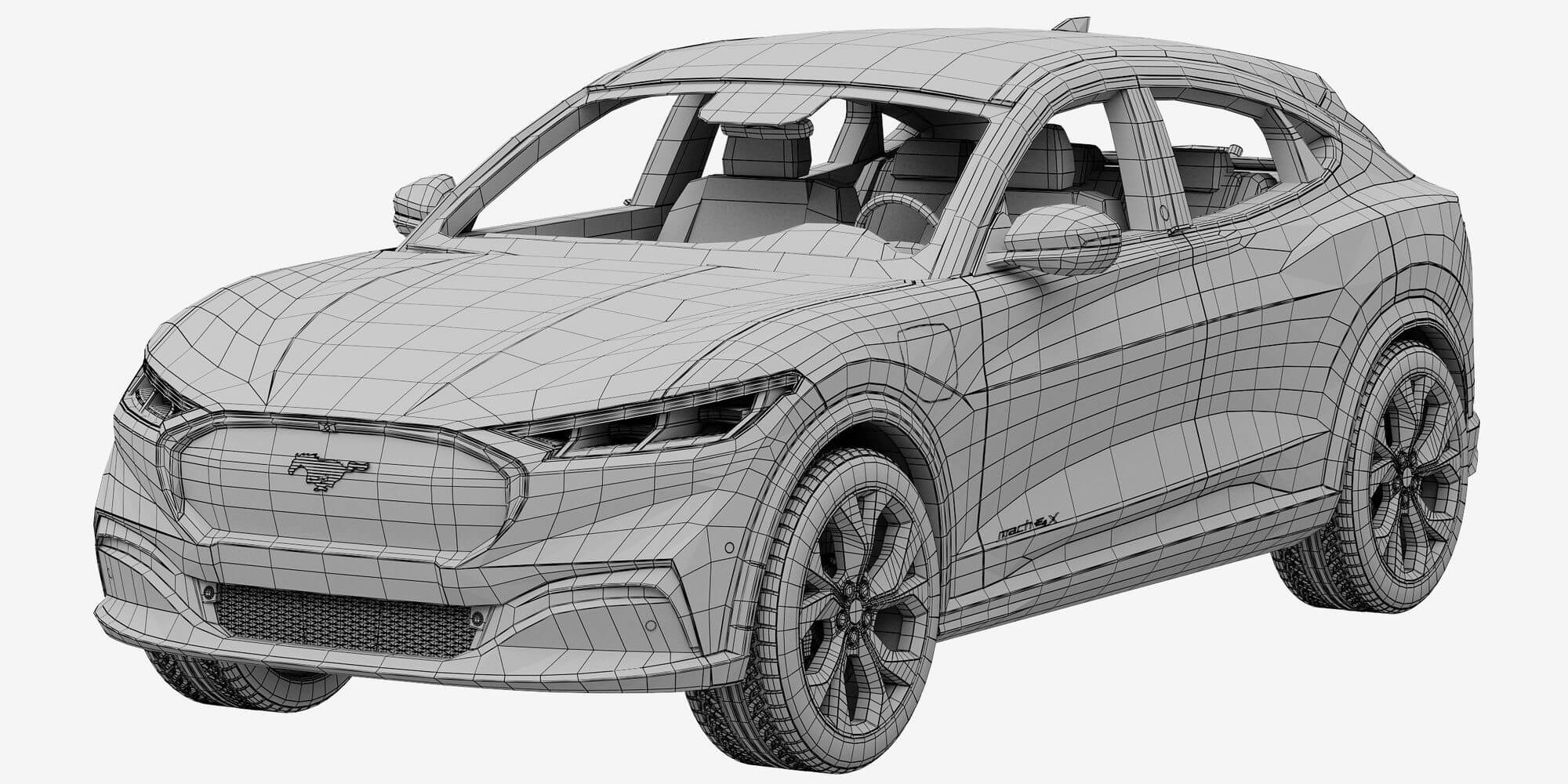 Ford Mustang Mach-E 3D Model by zifir3d