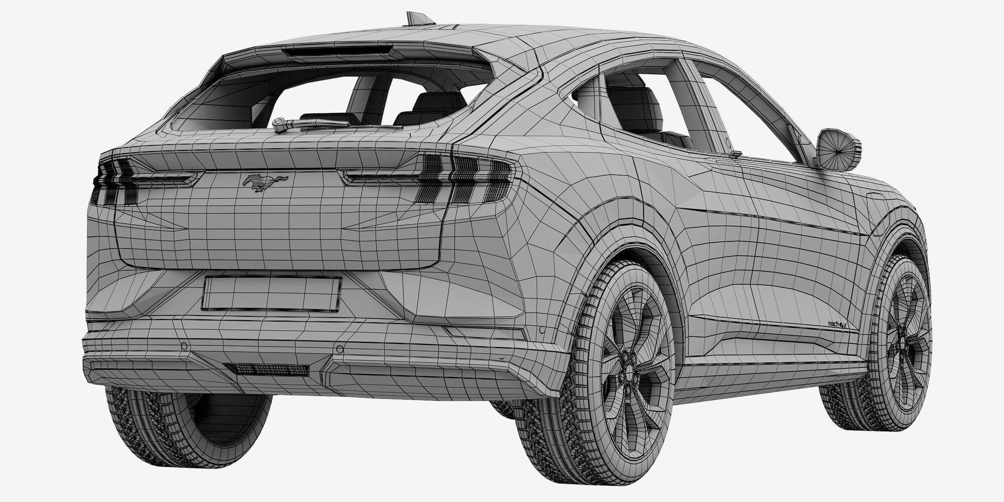 Ford Mustang Mach-E 3D Model by zifir3d