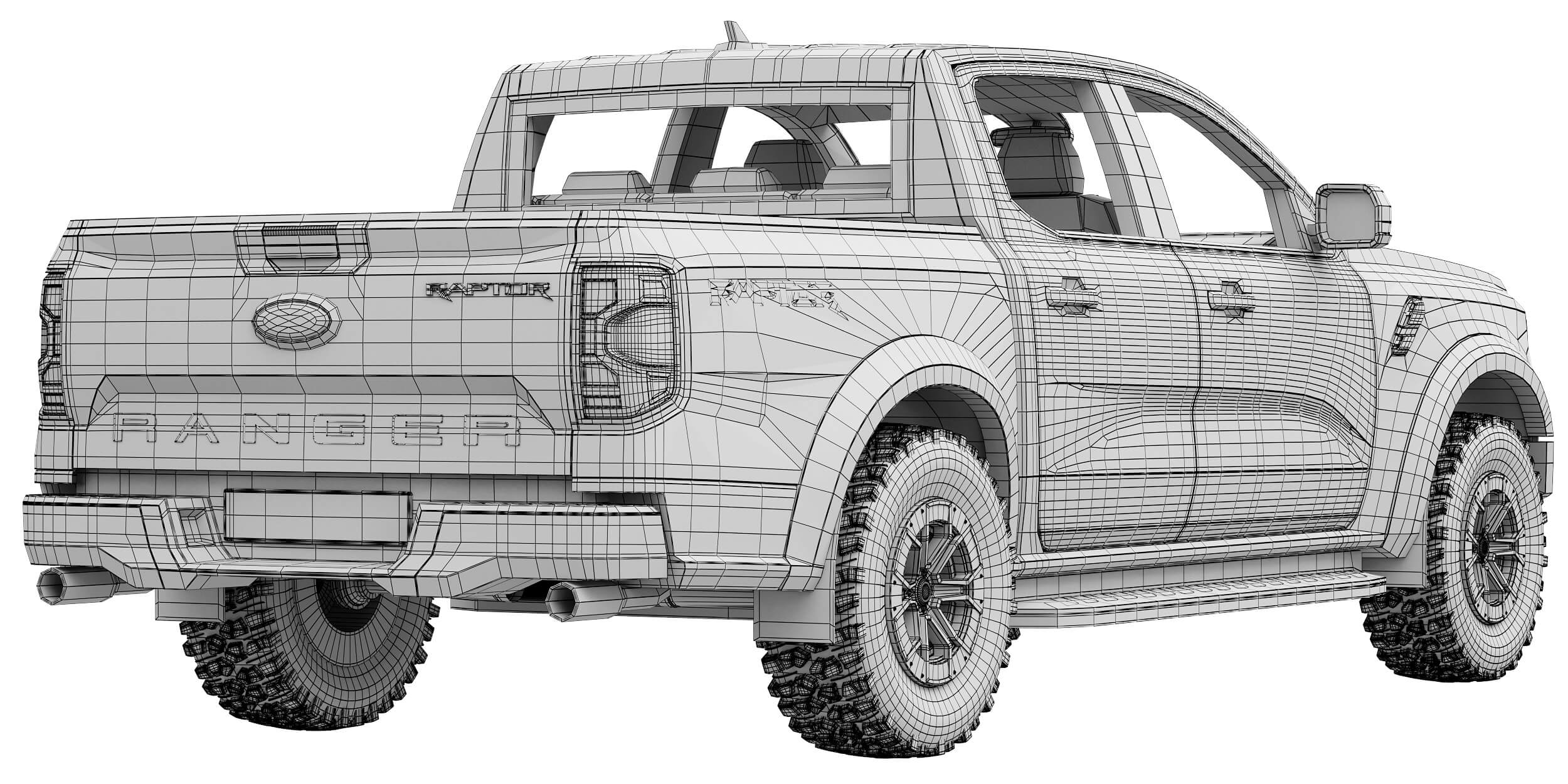 Ford Ranger Raptor - 3D Model by zifir3d