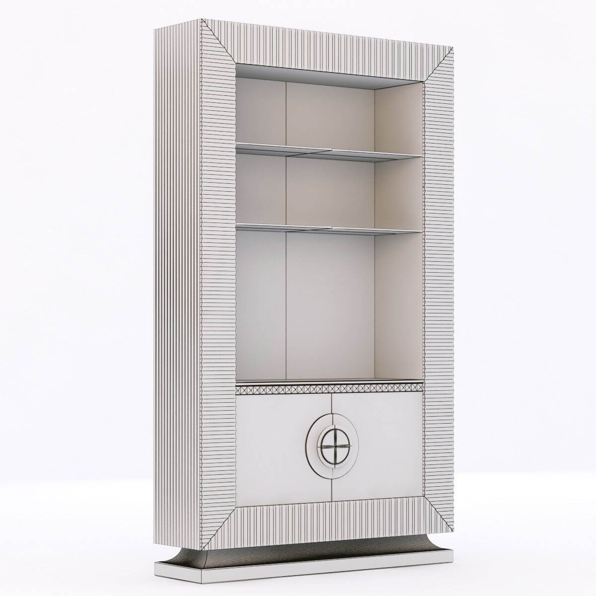 Francesko Molon Perspective Bookcase - 3D Model by zifir3d