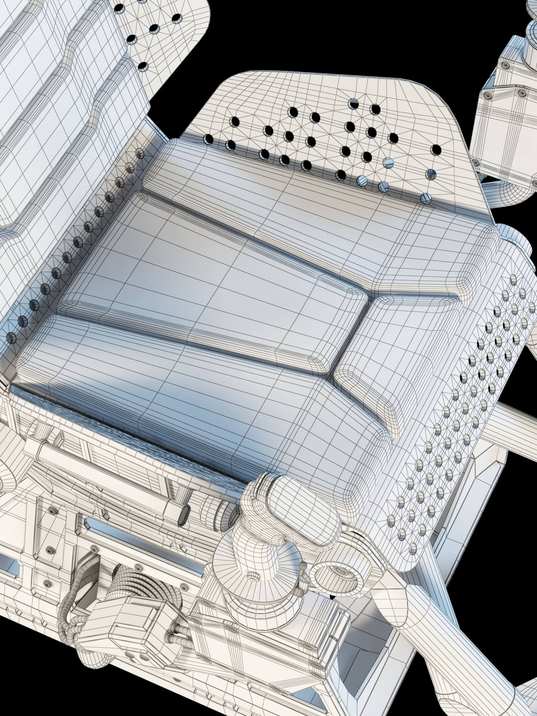 Futuristic Sci-Fi Chair 3D Model by zifir3d