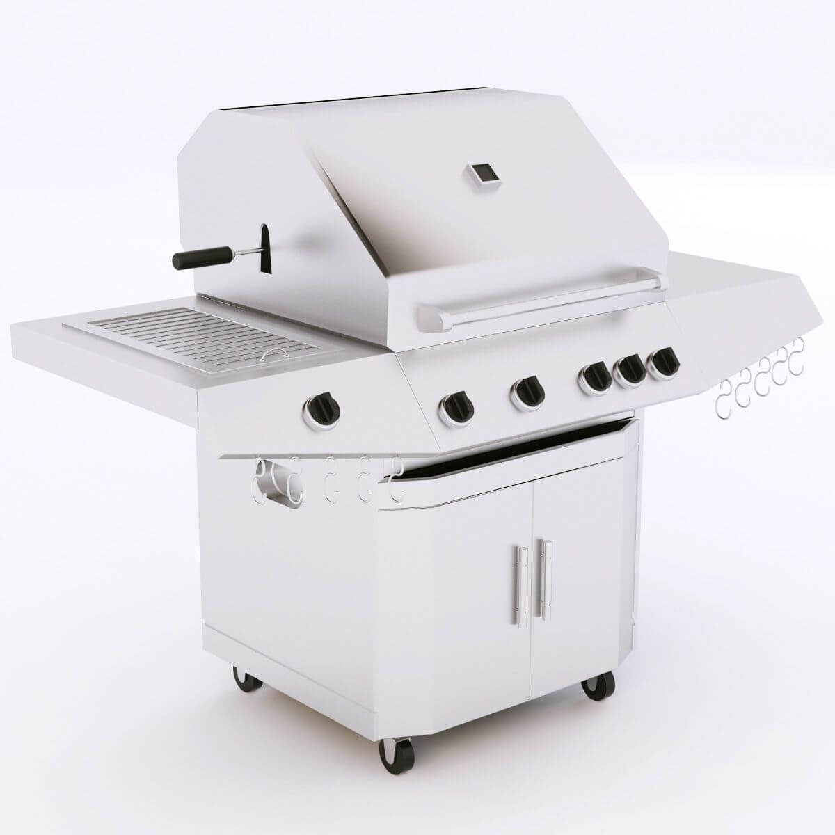 Gas Grill - 3D Model by zifir3d