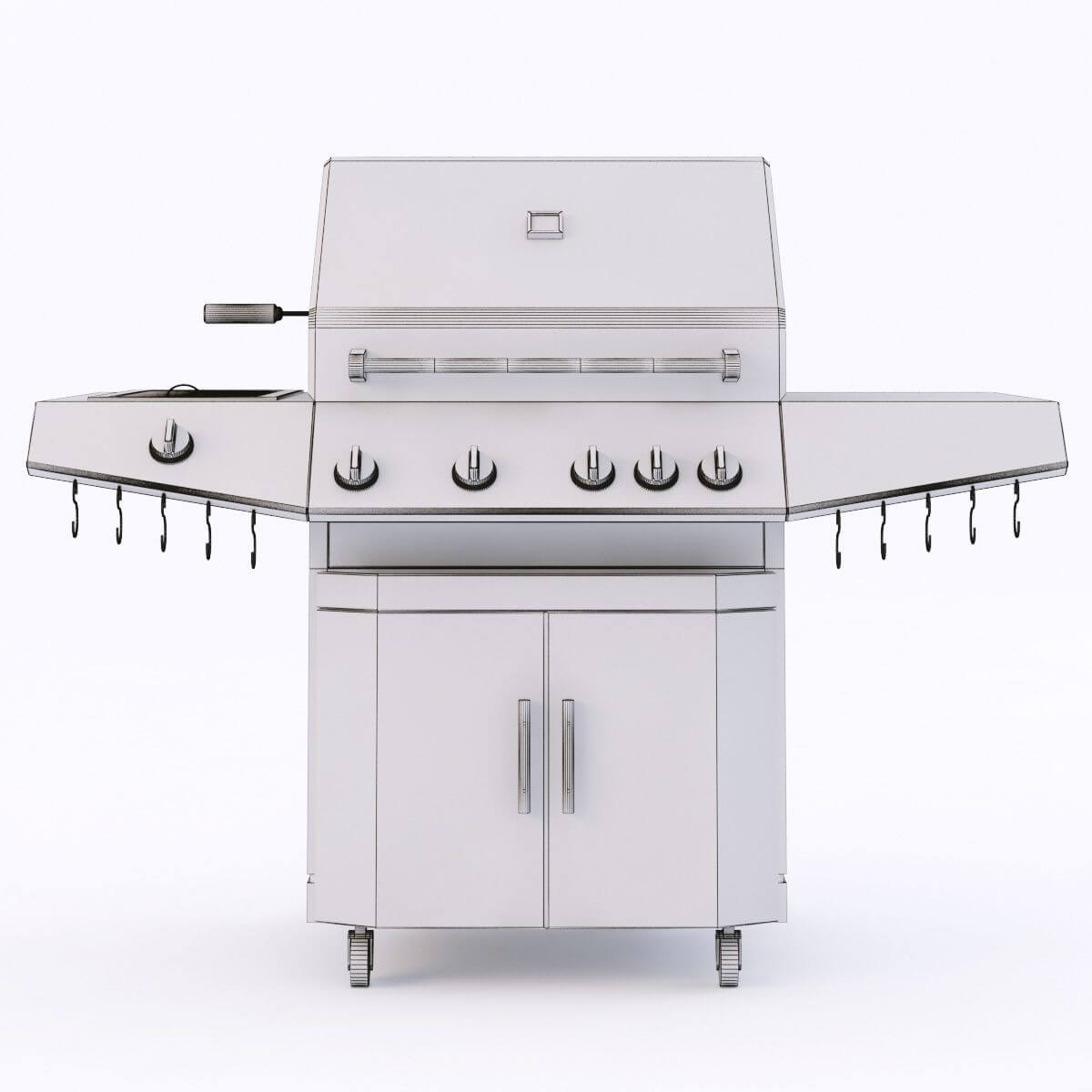 Gas Grill - 3D Model by zifir3d