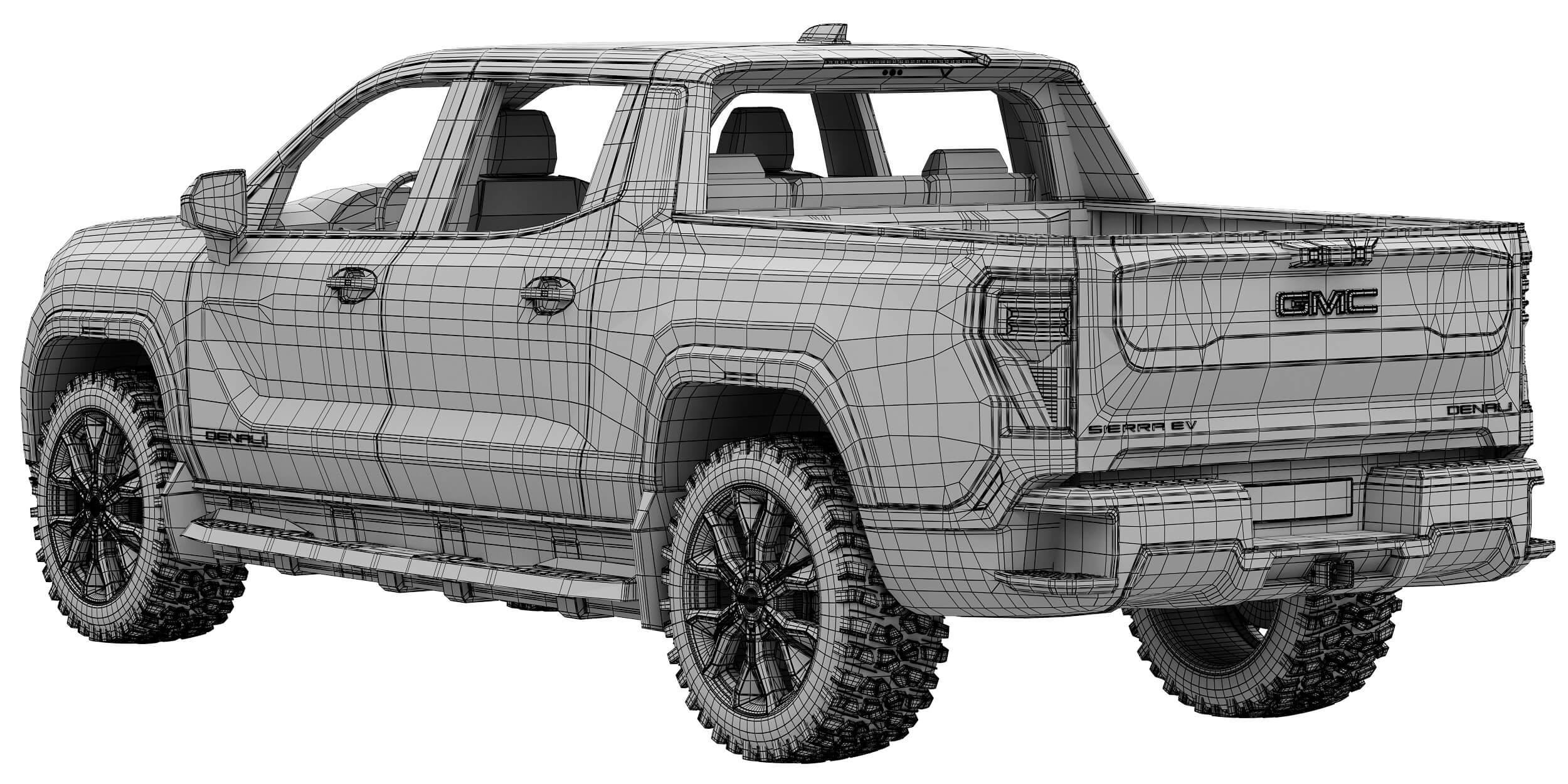 GMC Sierra EV - 3D Model by zifir3d