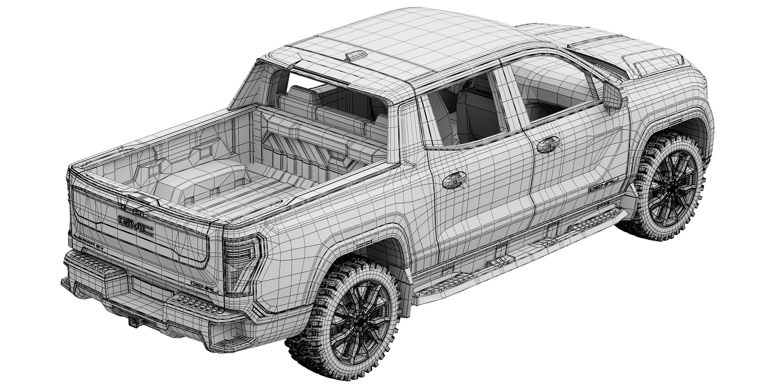 GMC Sierra EV - 3D Model by zifir3d