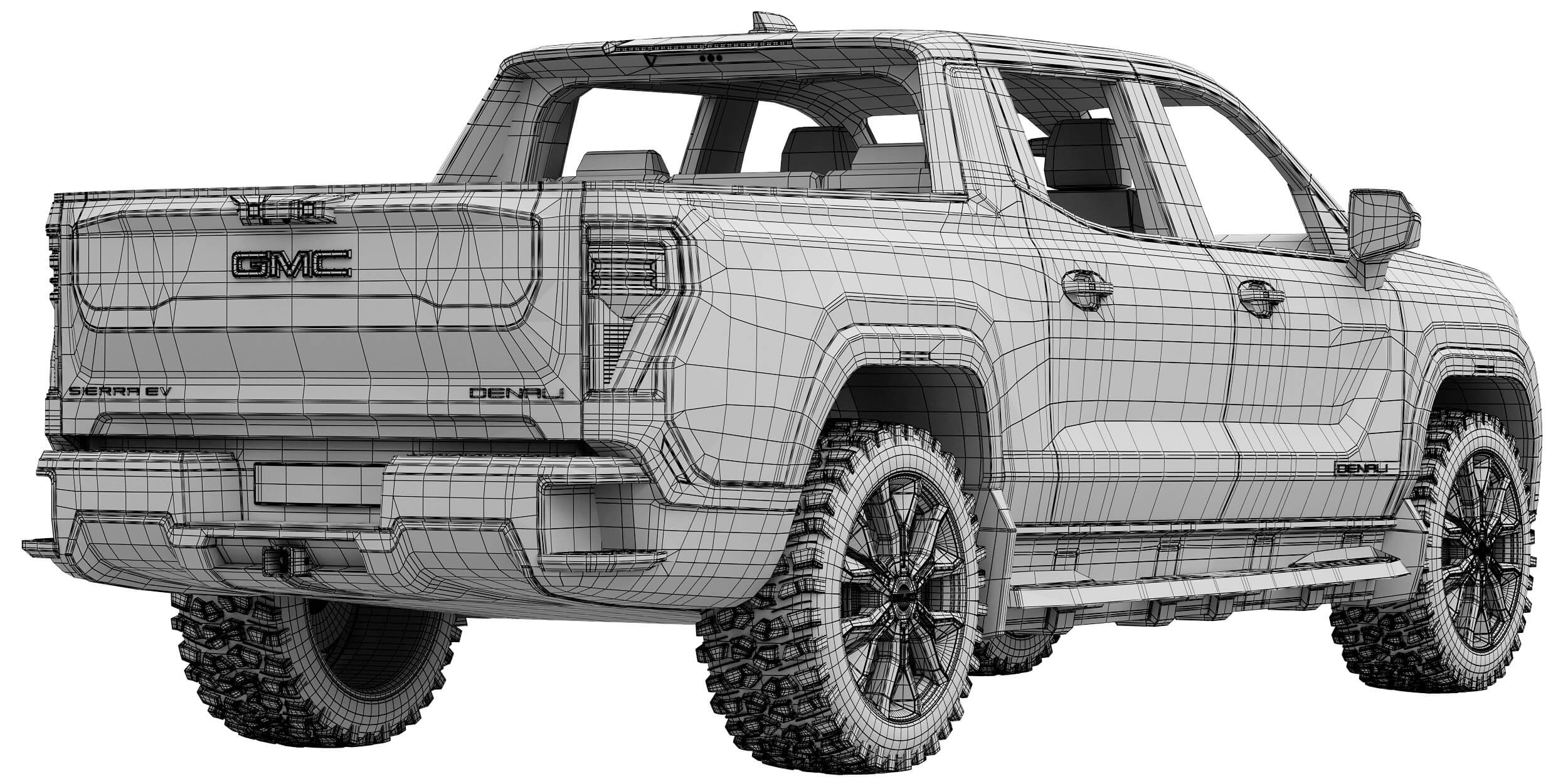 GMC Sierra EV - 3D Model by zifir3d