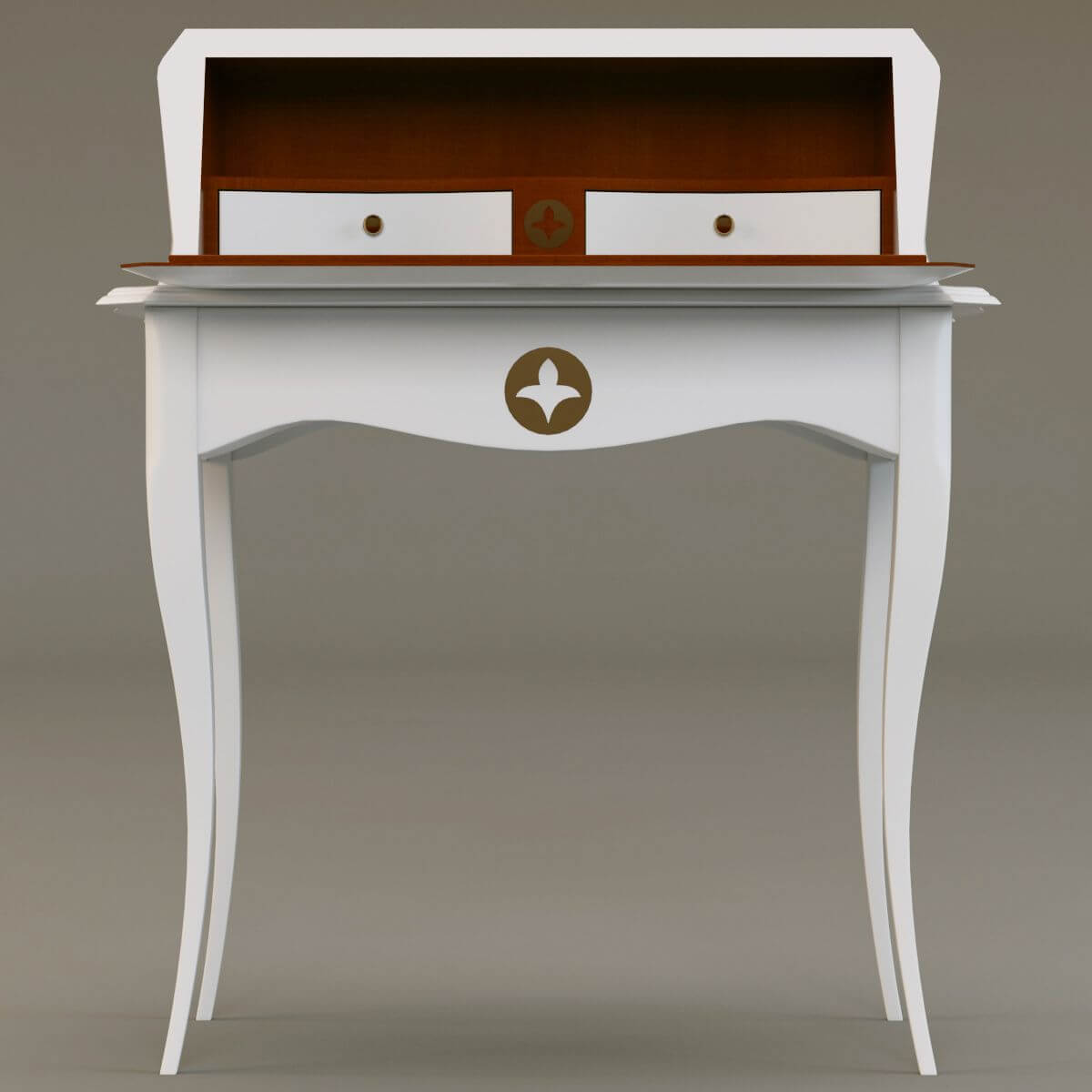 Grange Pompadour Writing Desk - 3D Model by zifir3d