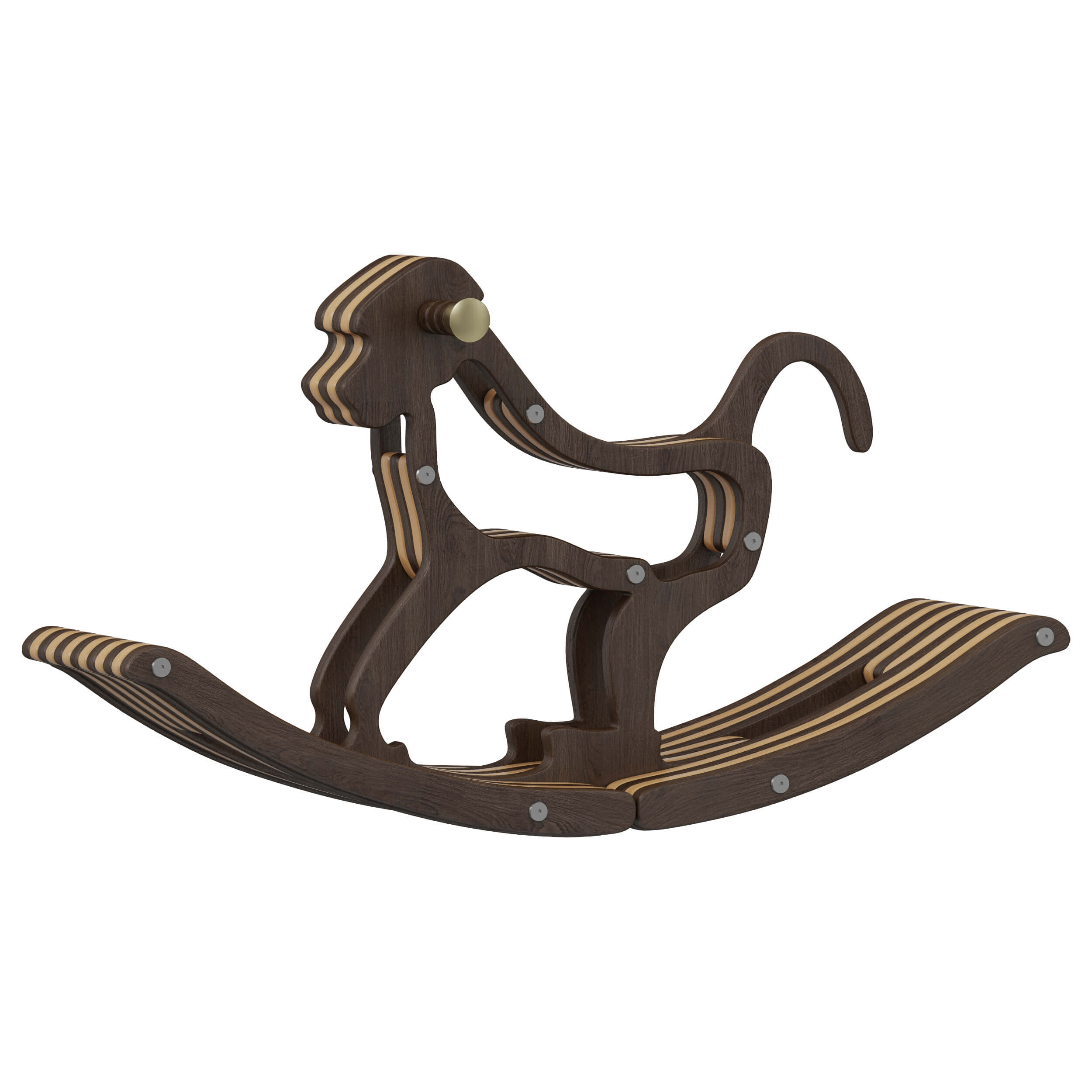 Home Concept Monkey Rocking Chair - 3D Model by zifir3d