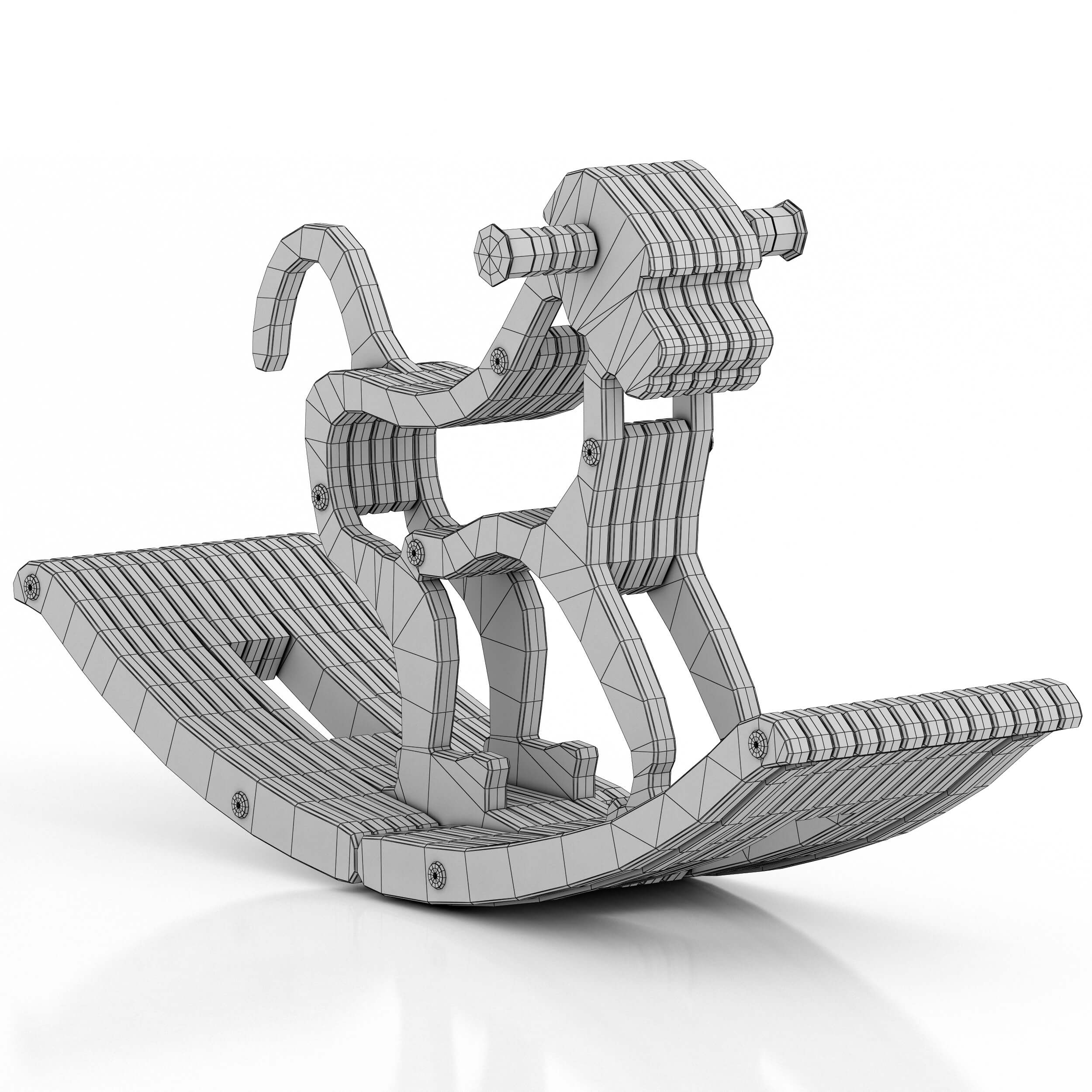 Home Concept Monkey Rocking Chair - 3D Model by zifir3d