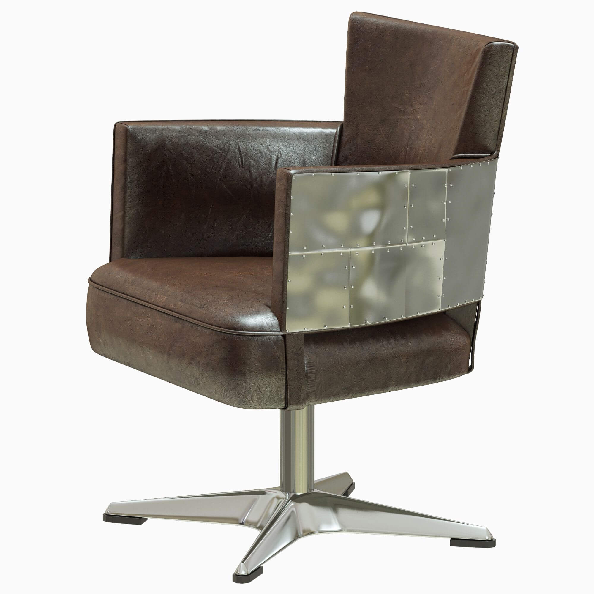 Home Concept Swinderby Swivel Spitfire Chair - 3D Model by zifir3d