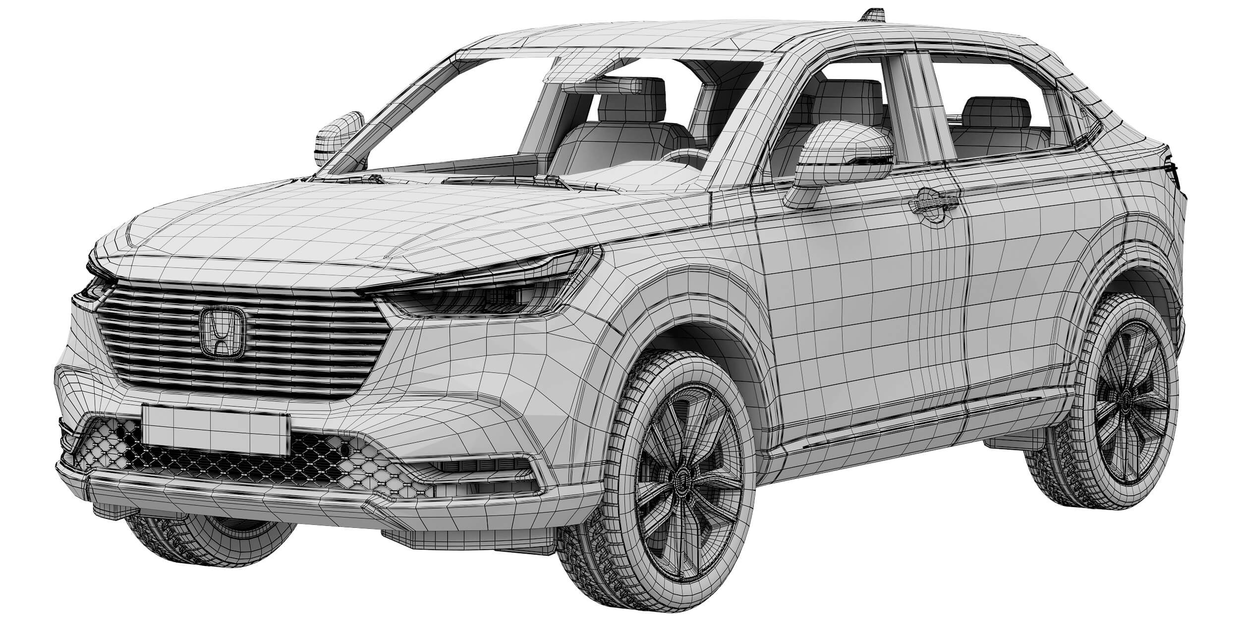 Honda HR-V 3D Model by zifir3d