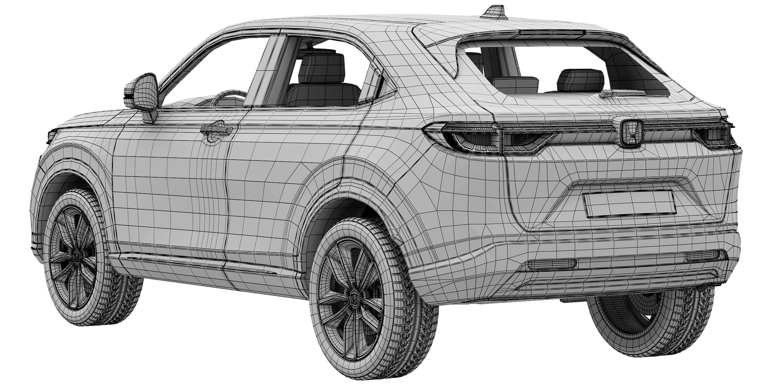 Honda HR-V 3D Model by zifir3d