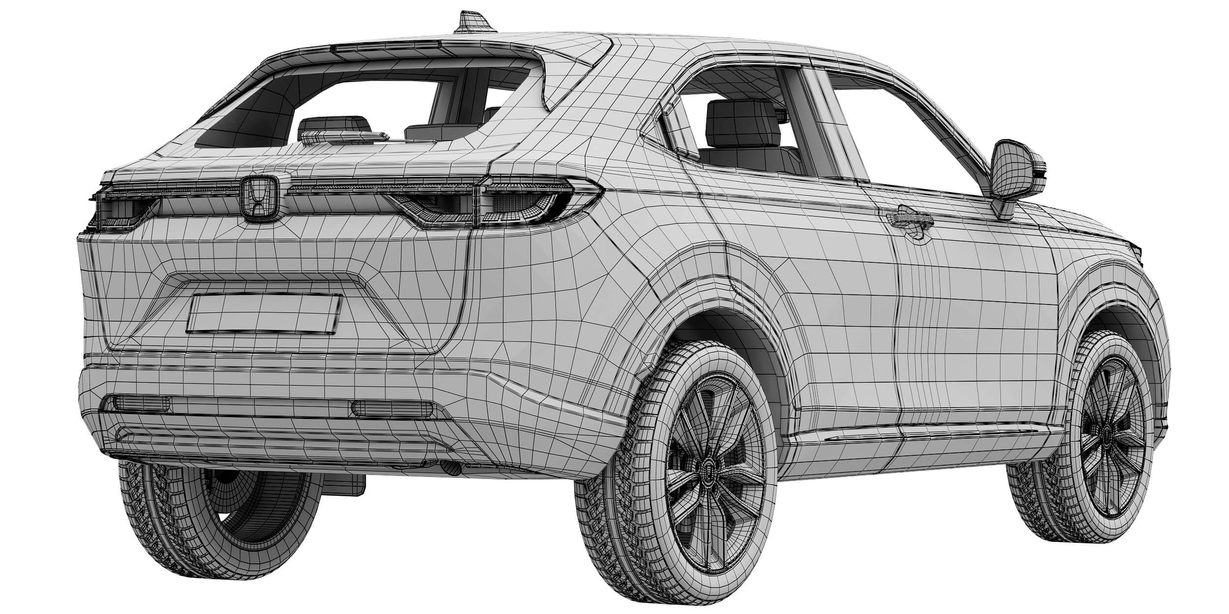 Honda HR-V 3D Model by zifir3d