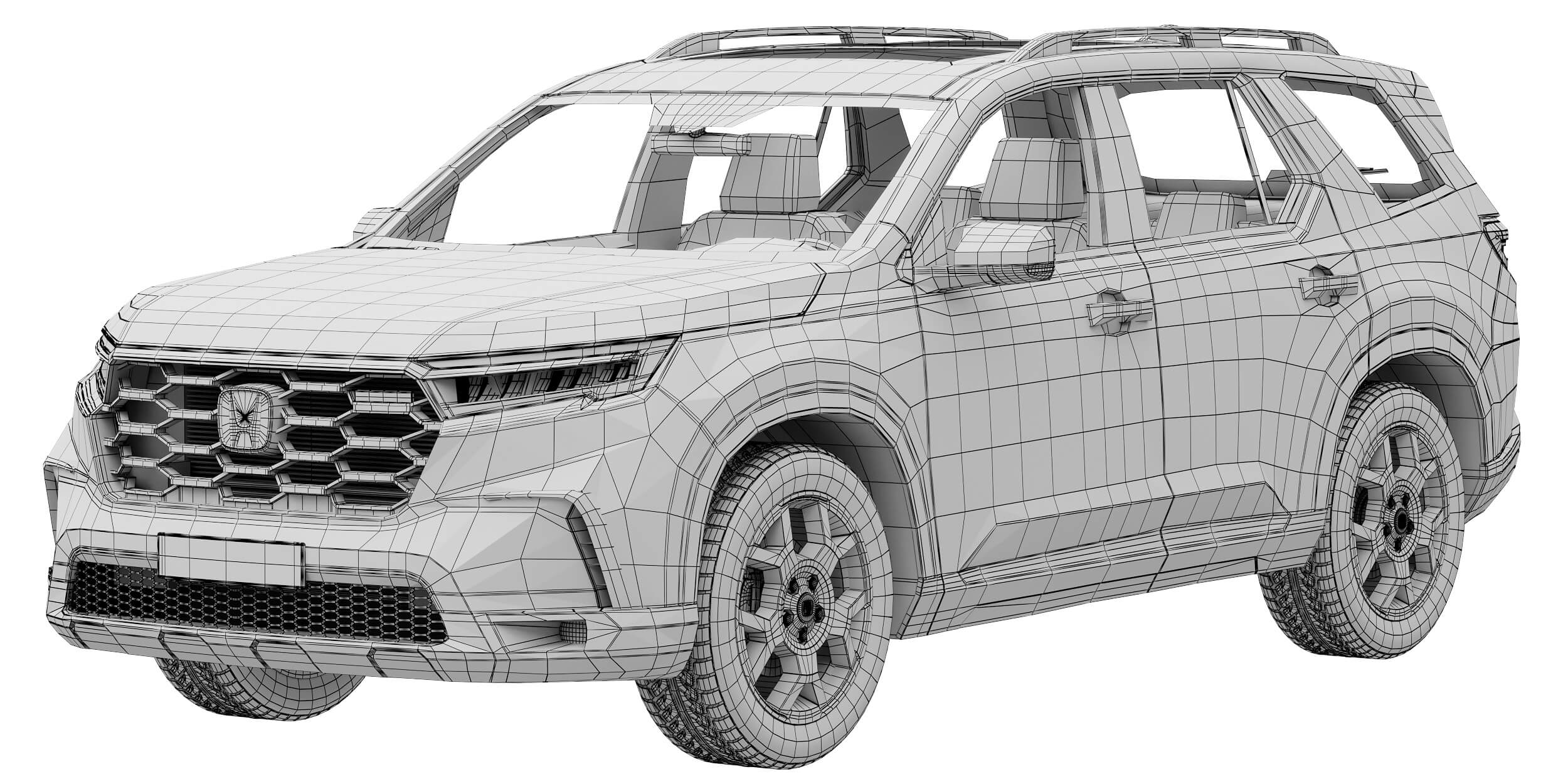Honda Pilot 2023 - 3D Model by zifir3d