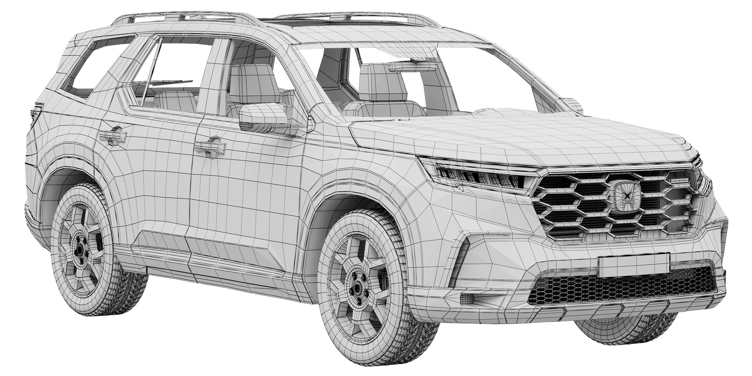 Honda Pilot 2023 - 3D Model by zifir3d